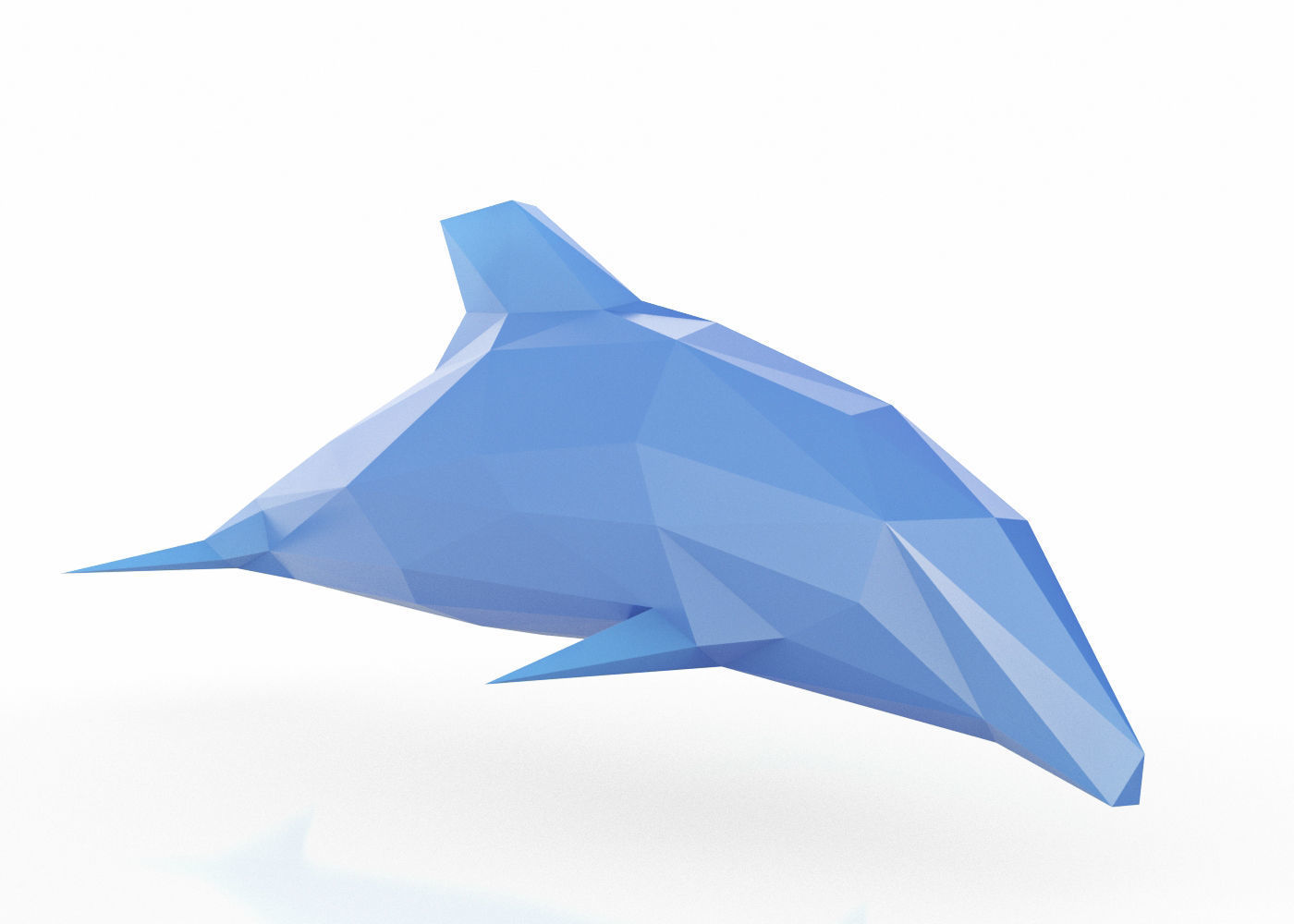 3D model Dolphin Low Poly VR / AR / low-poly | CGTrader
