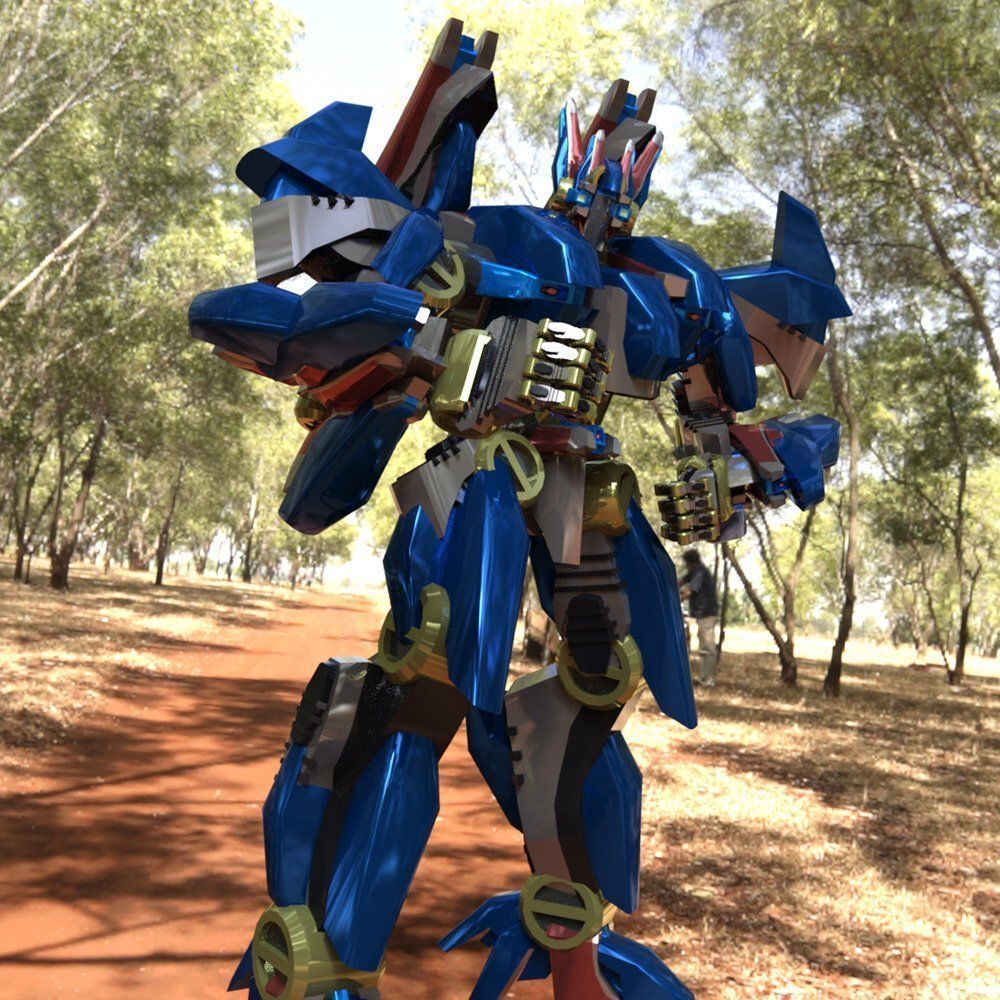 Goliath Robot Mech for fbx 3D model | CGTrader