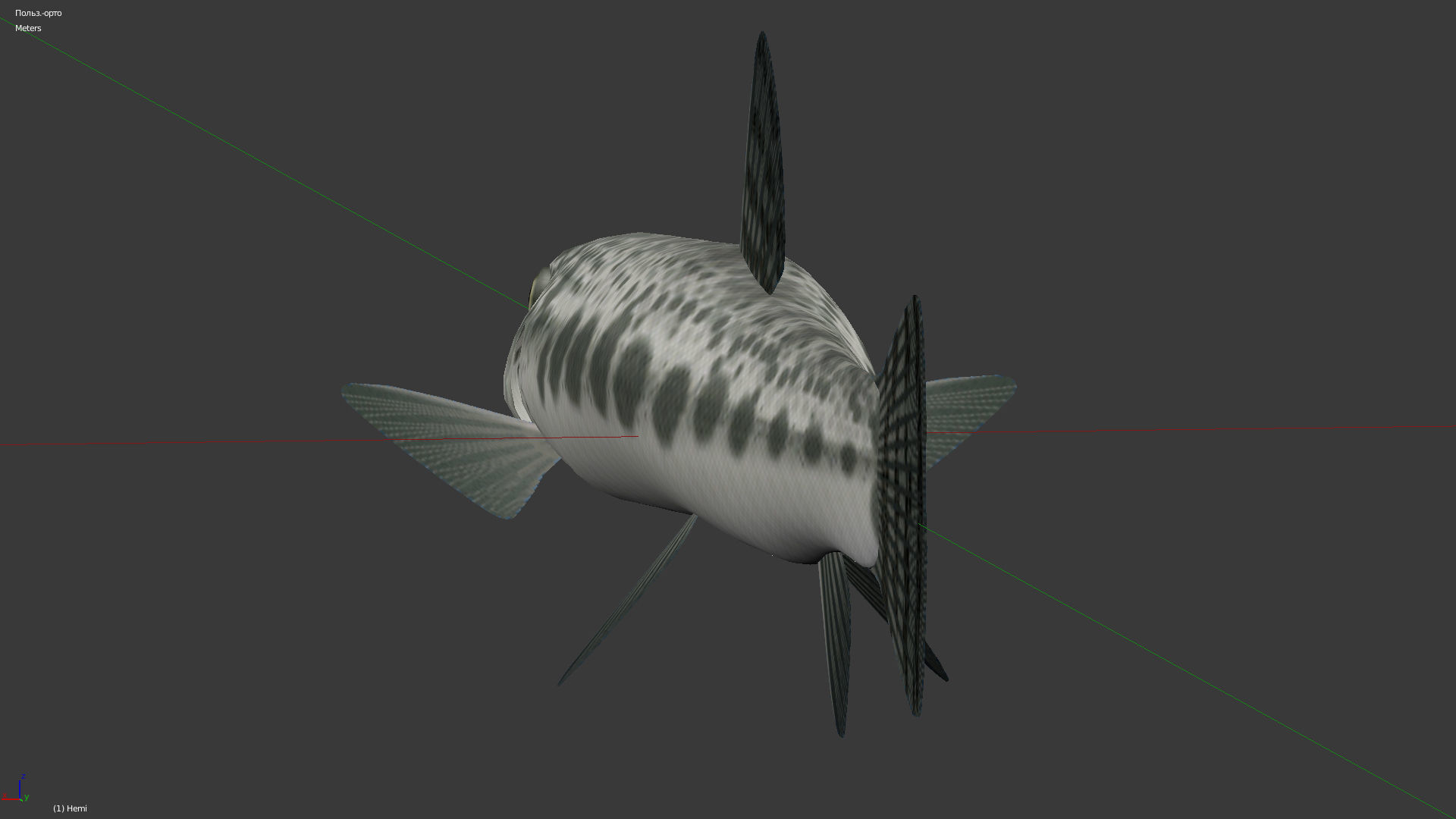 3D model Freshwater fish Peskar VR / AR / low-poly | CGTrader