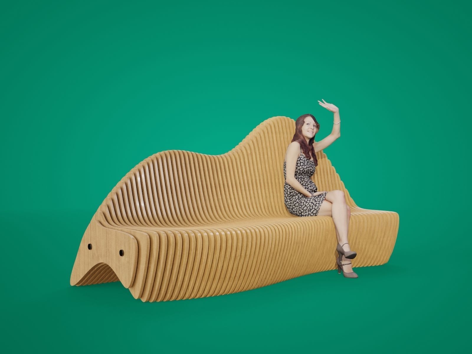 Printable bench 3D model 3D printable | CGTrader