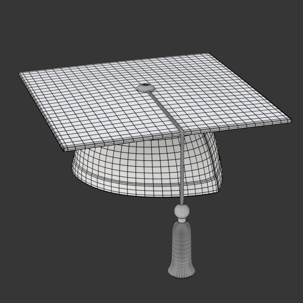 Graduation Cap 3D model | CGTrader