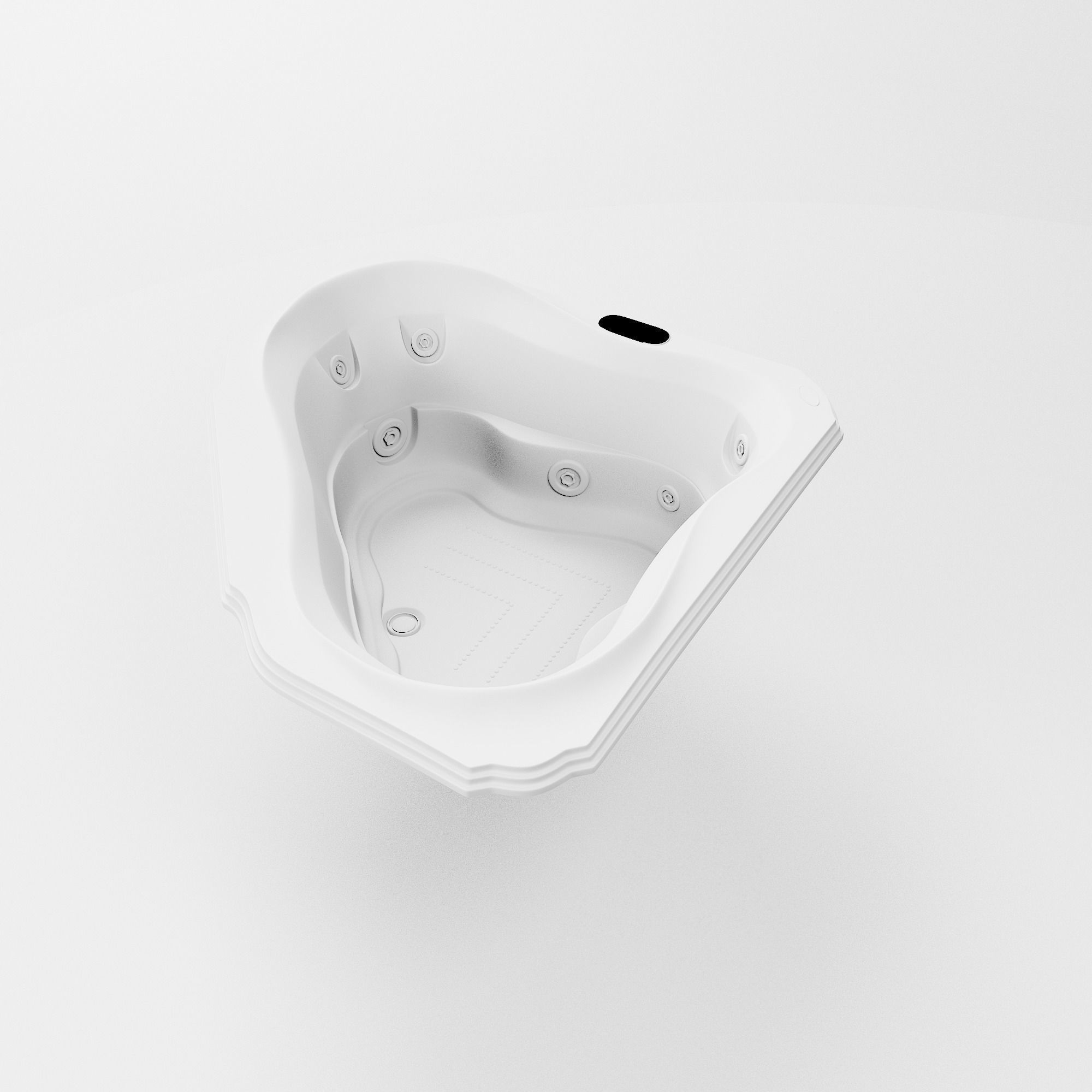 Tenarchstudio Jacuzzi Jacuzzi BELLAVISTA CORNER BATH 3D model | CGTrader