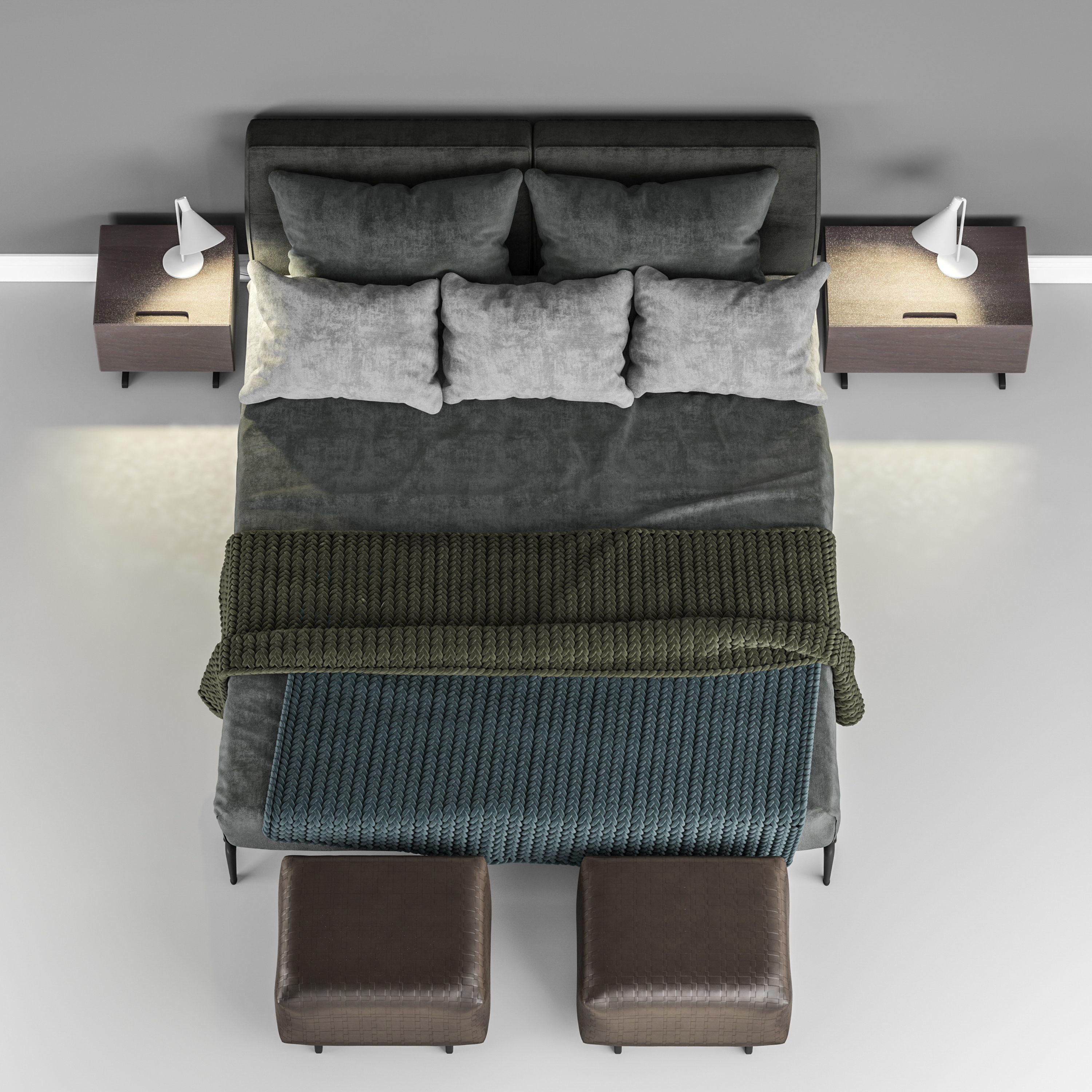Flexform Adda bed 3D model | CGTrader