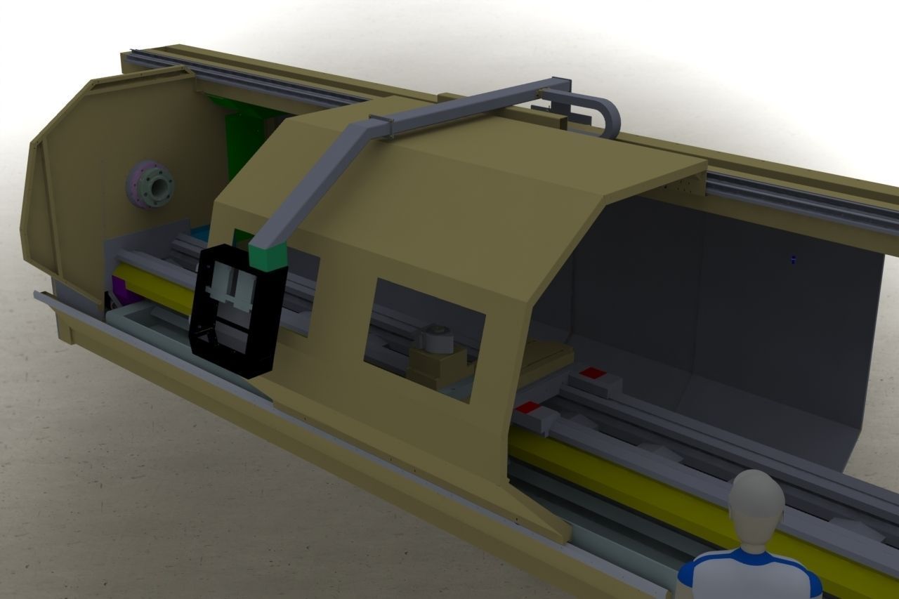 Cnc machine free 3D model | CGTrader