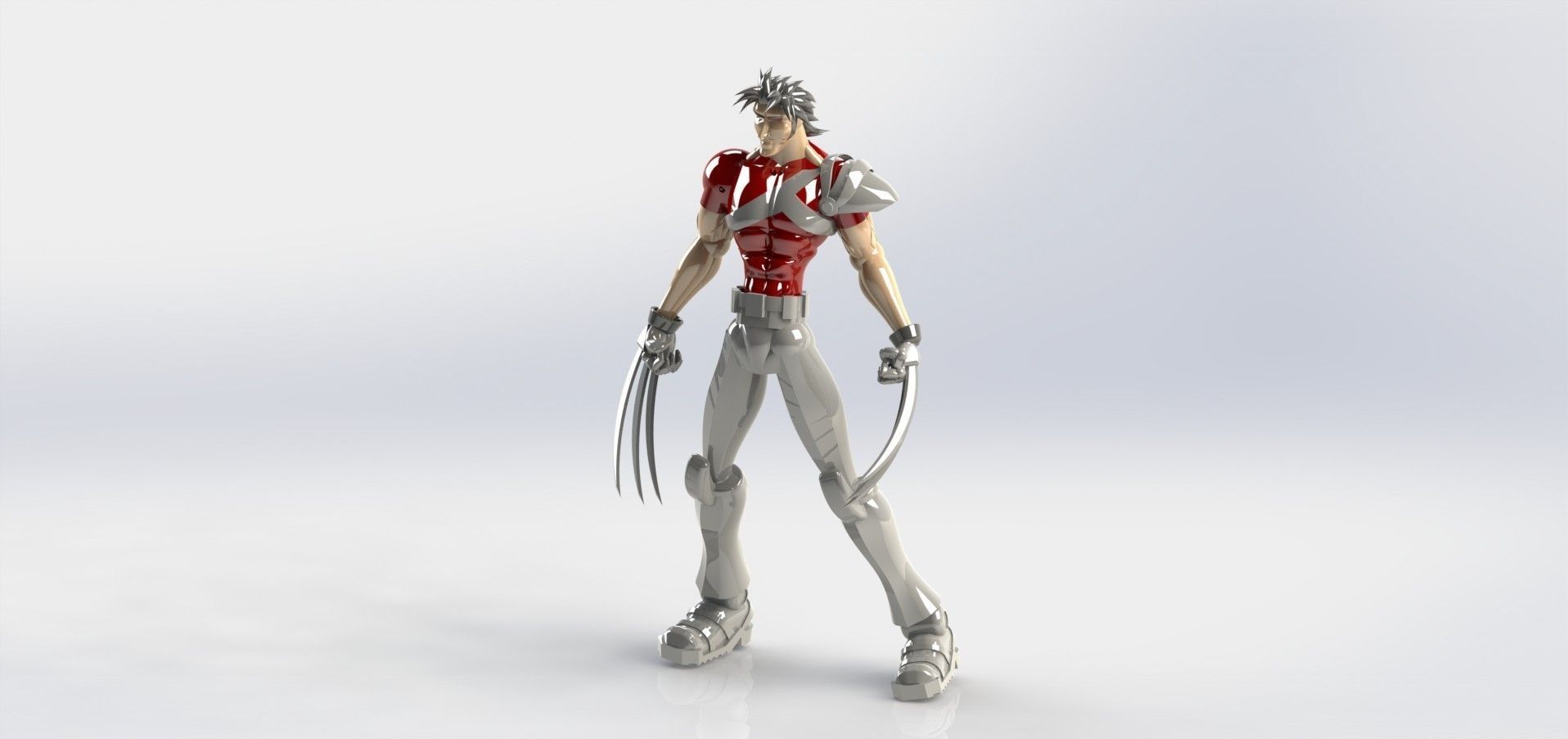 Wolverine free 3D model | CGTrader