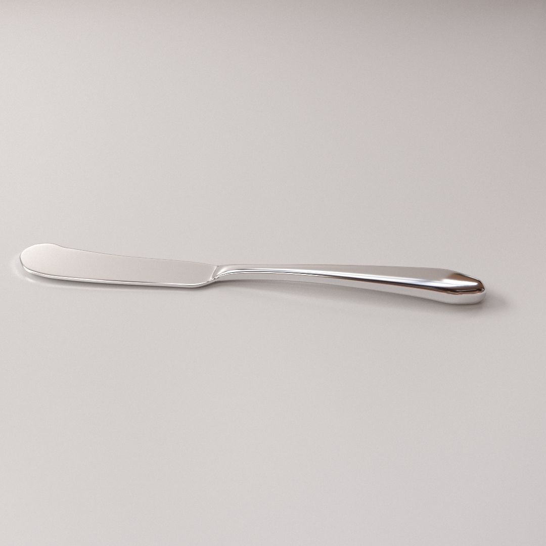 Butter Spread Knife 3D model | CGTrader