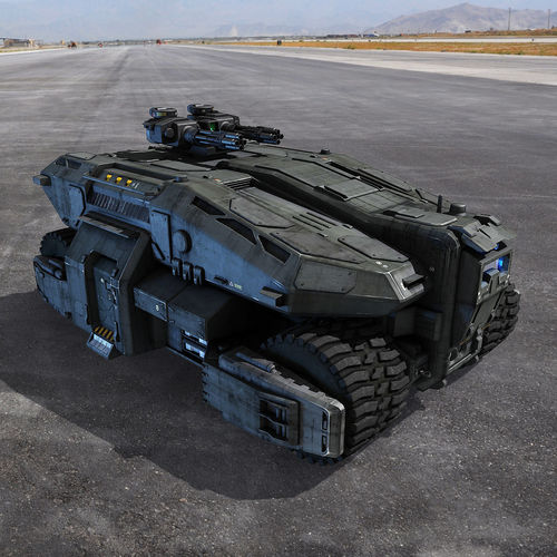 SF APC 3D model | CGTrader
