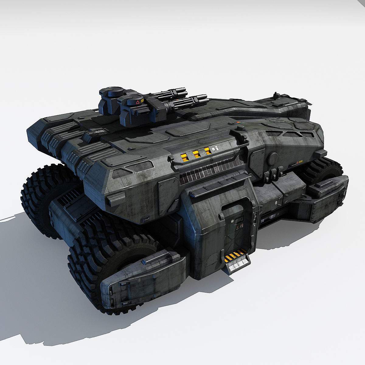 SF APC 3D model | CGTrader