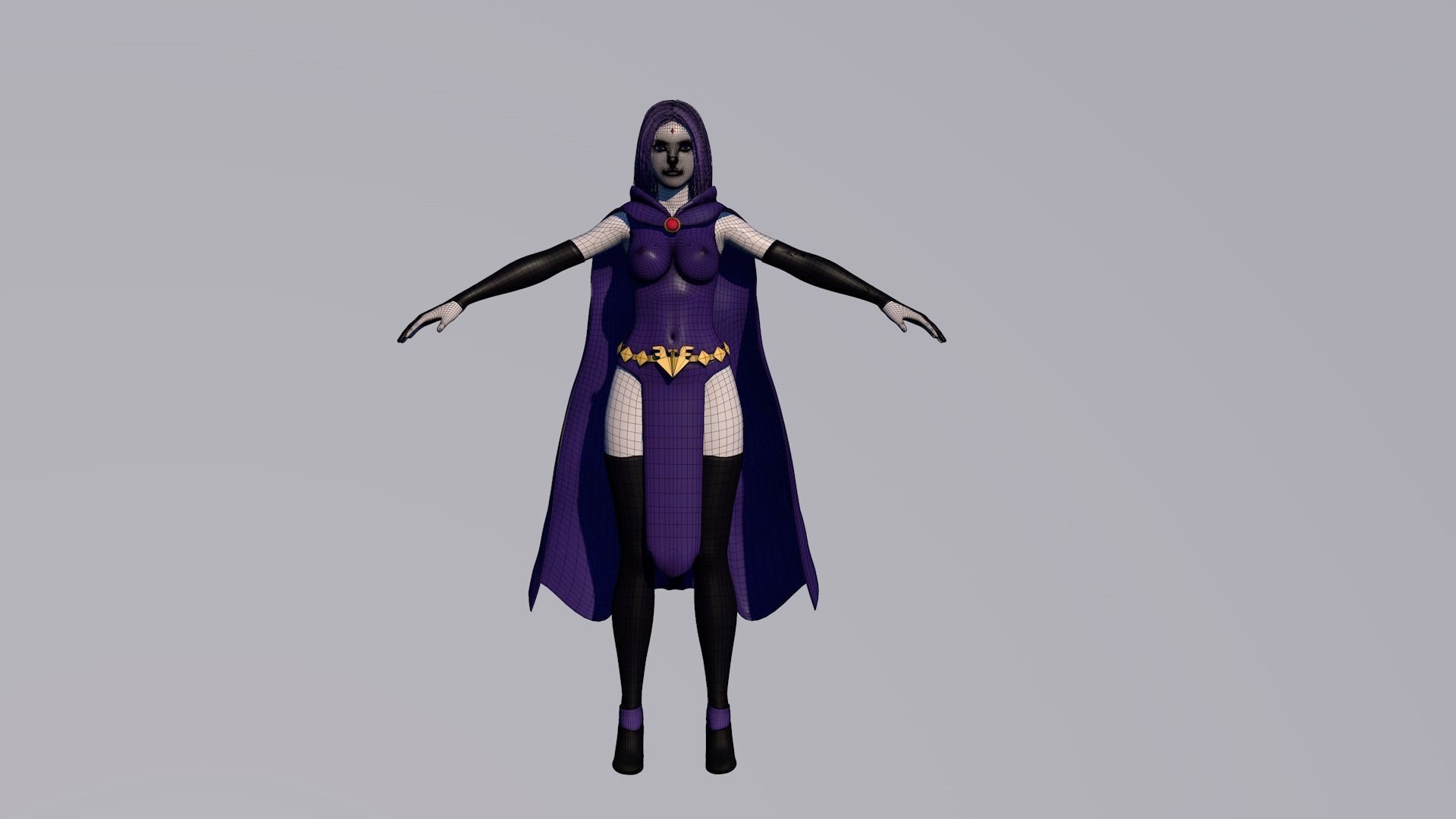 3D model Raven DC VR / AR / low-poly rigged | CGTrader