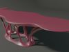 3D model Curved organic table VR / AR / low-poly | CGTrader