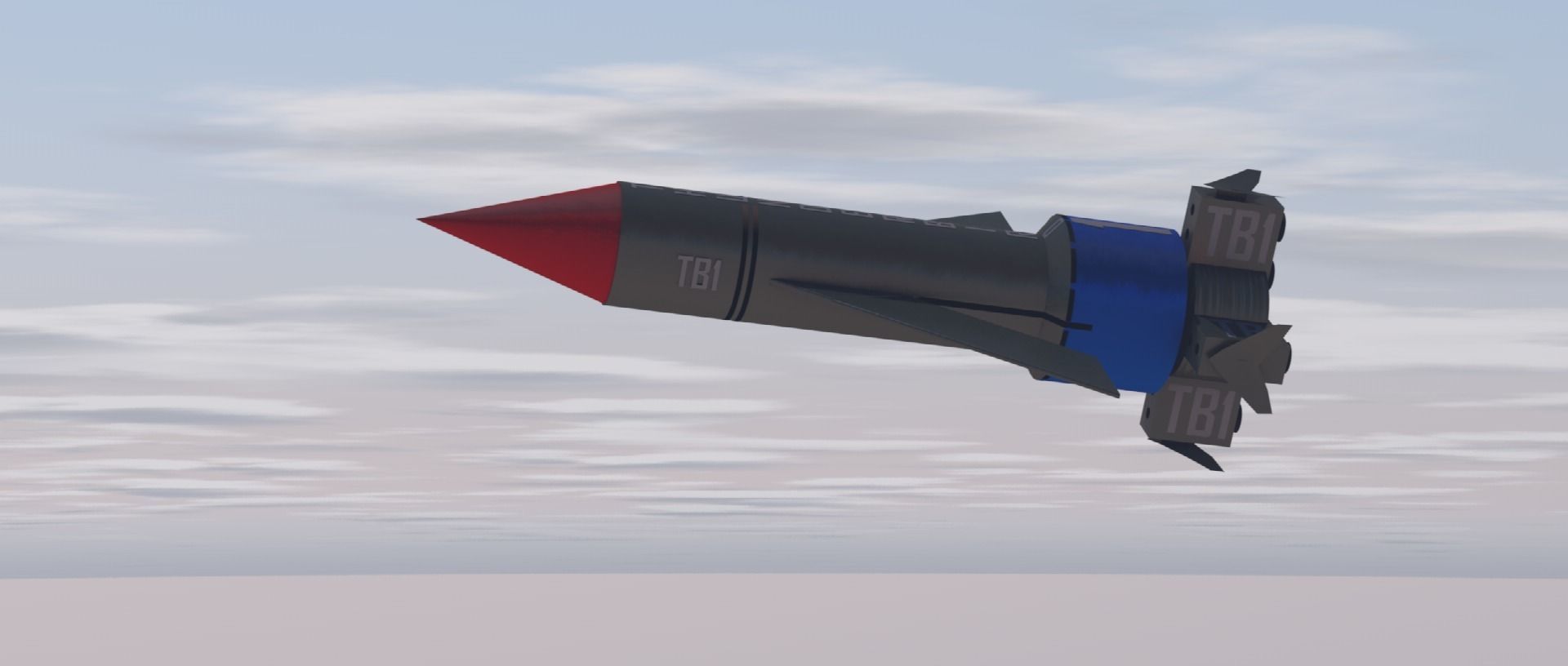 3D model Thunderbird 1 Original show 3D model | CGTrader