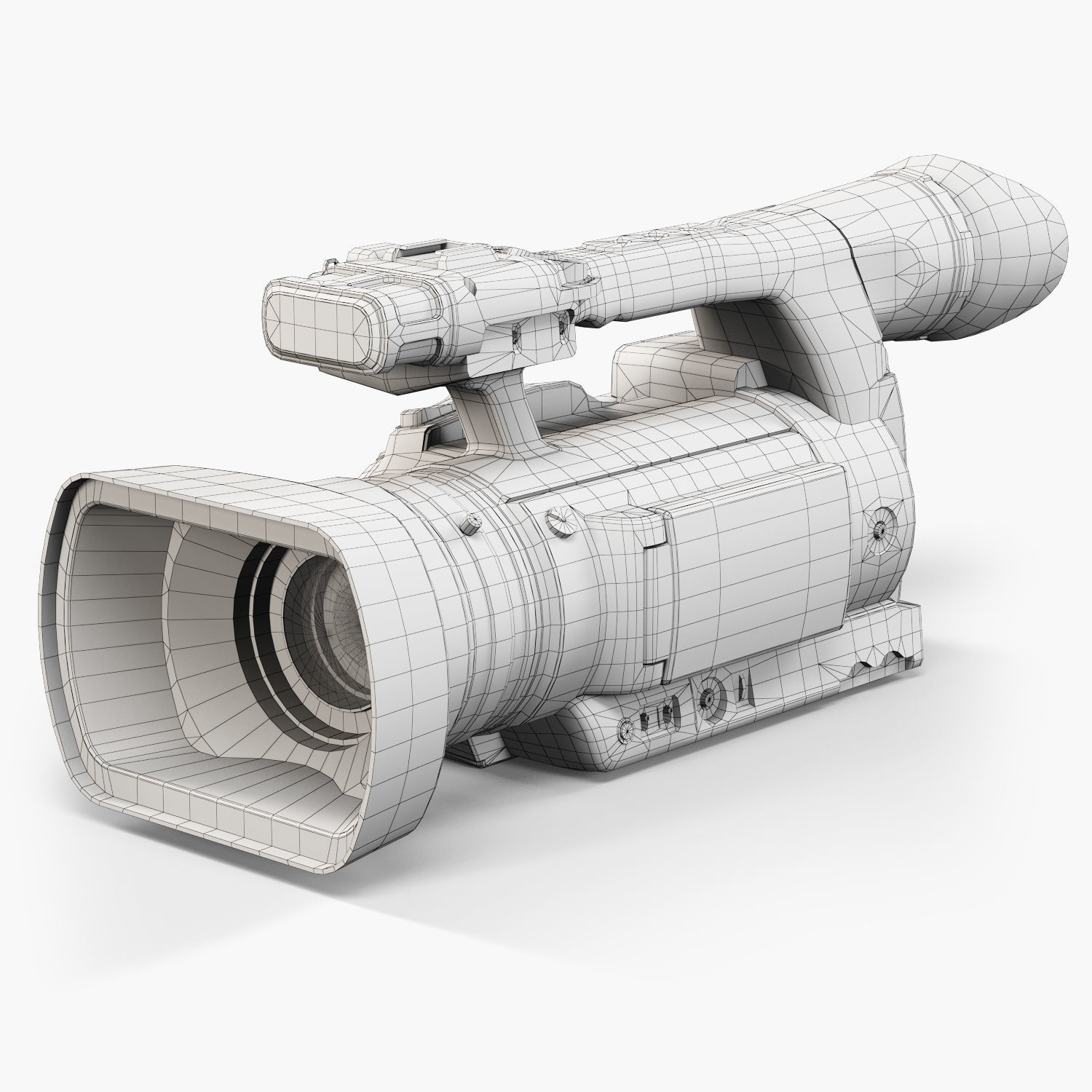 3D model Panasonic AG-AC160A AVCCAM Series professional camcorder VR ...