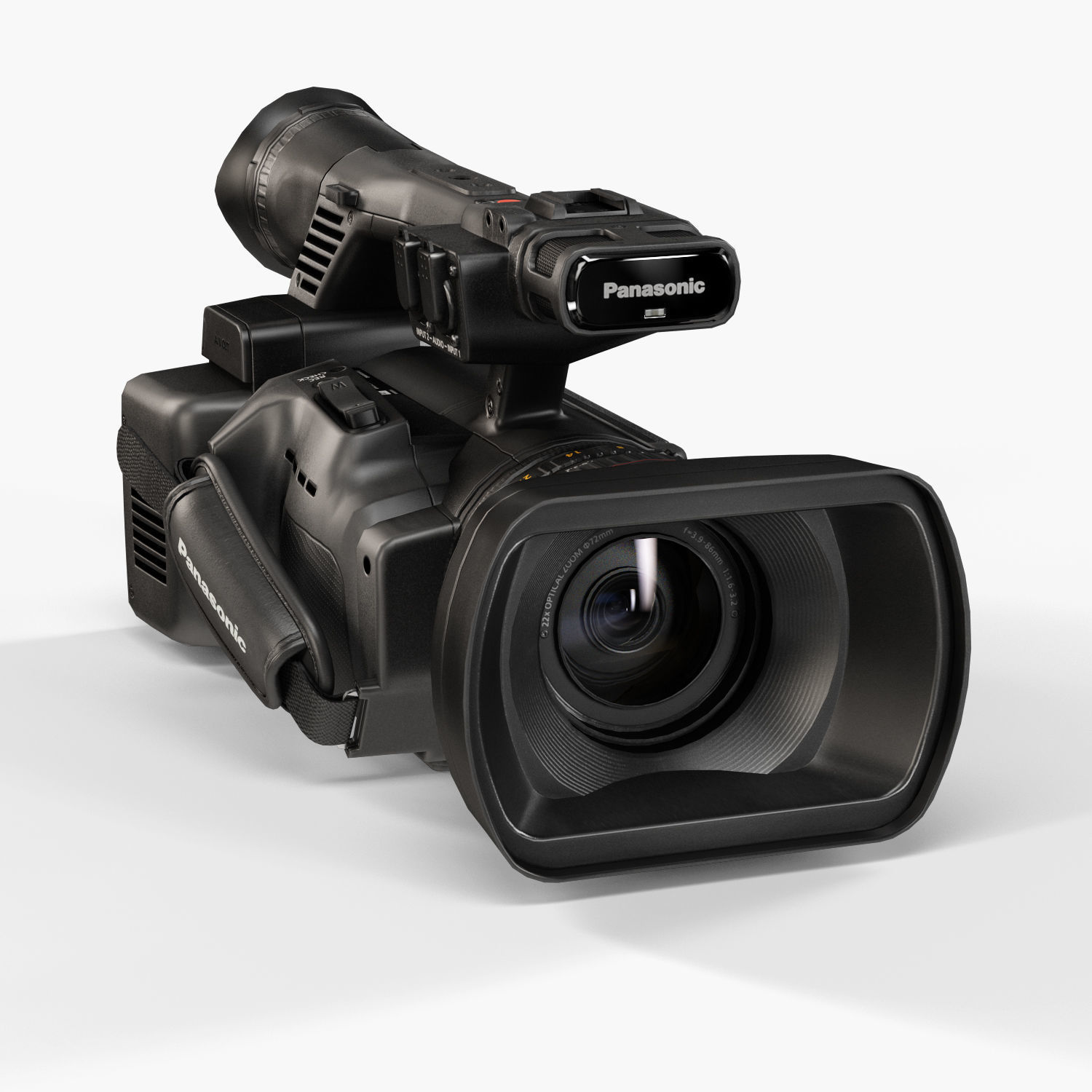 3D model Panasonic AG-AC160A AVCCAM Series professional camcorder VR ...