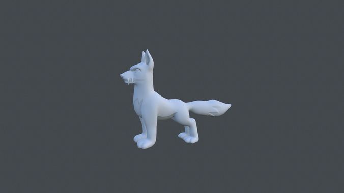 3D model red fox VR / AR / low-poly | CGTrader