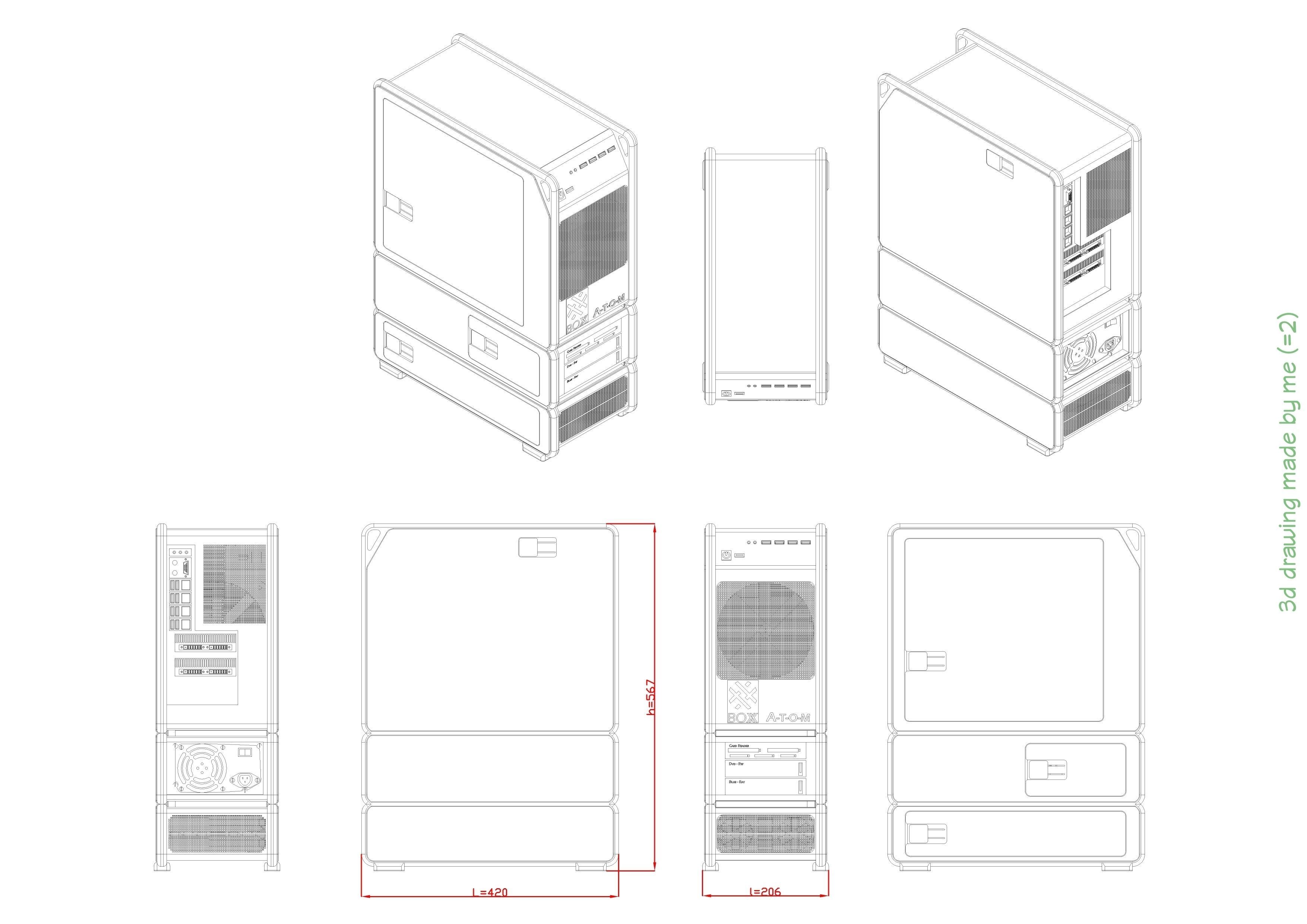 WorkStation BOXX ATOM free 3D model | CGTrader