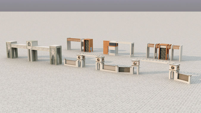 GATE GATEWAY 3D model | CGTrader
