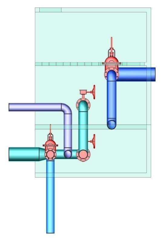 Valves station - Camin de vane free 3D model | CGTrader