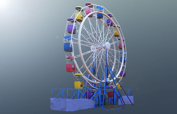 Ferris wheel 3D model | CGTrader