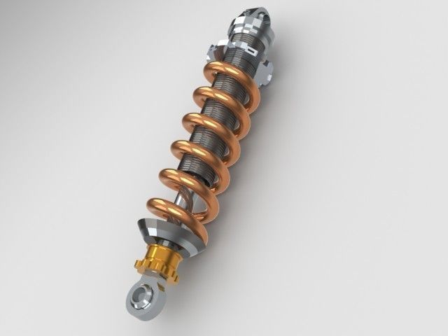 Shock Absorber Concept Design free 3D model | CGTrader