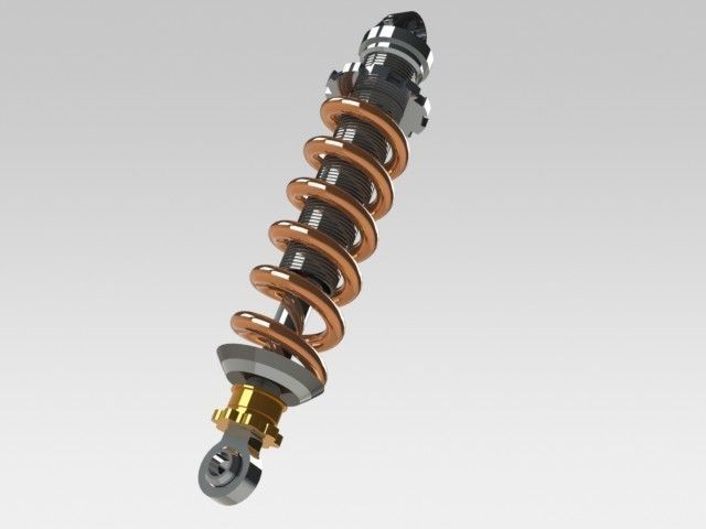 Shock Absorber Concept Design free 3D model | CGTrader