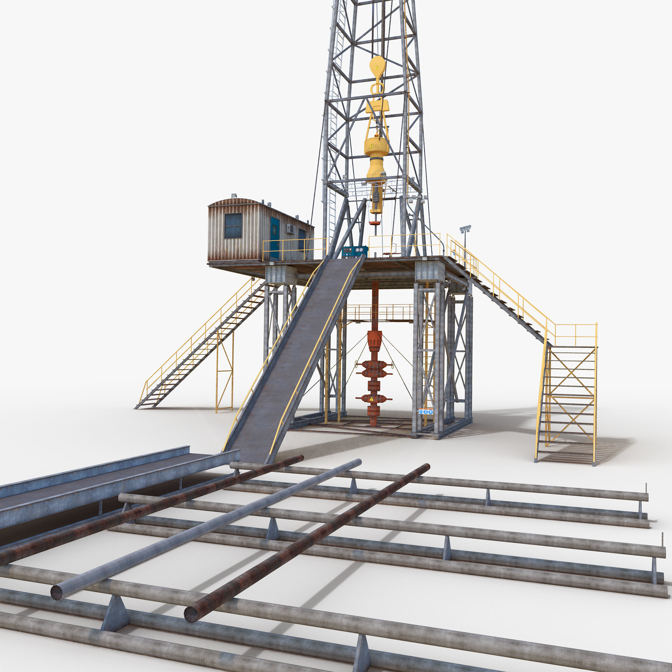 3D model Land Rig VR / AR / low-poly | CGTrader
