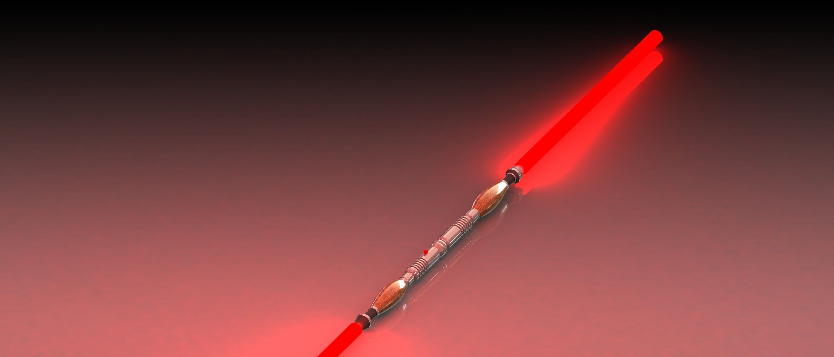 Sith Saber Staff Double Lightsaber Re-Imagined Concept Design free 3D ...