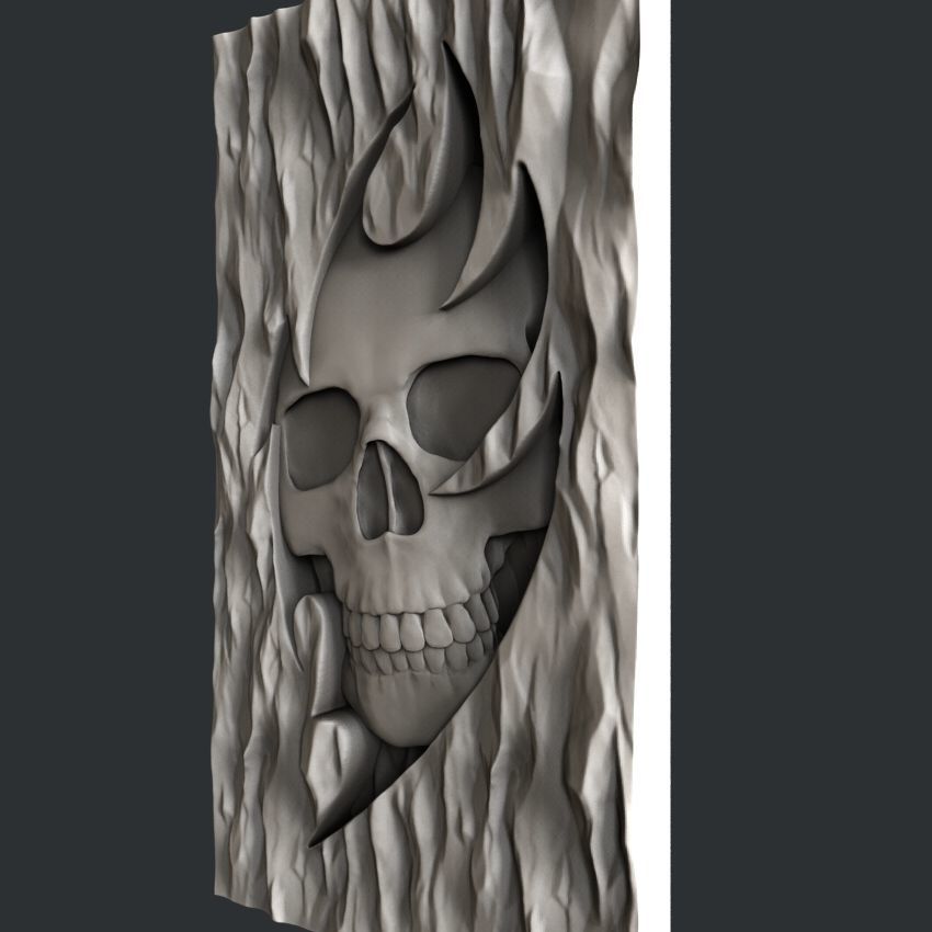 3d STL models for CNC skull 3D model | CGTrader