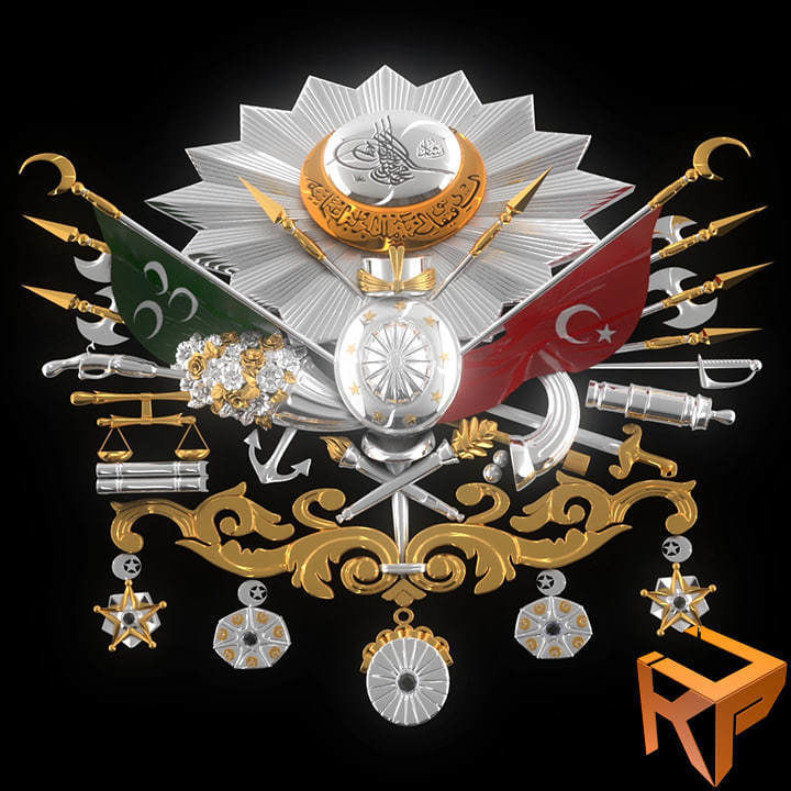 Ottoman Empire Emblem 3D model | CGTrader