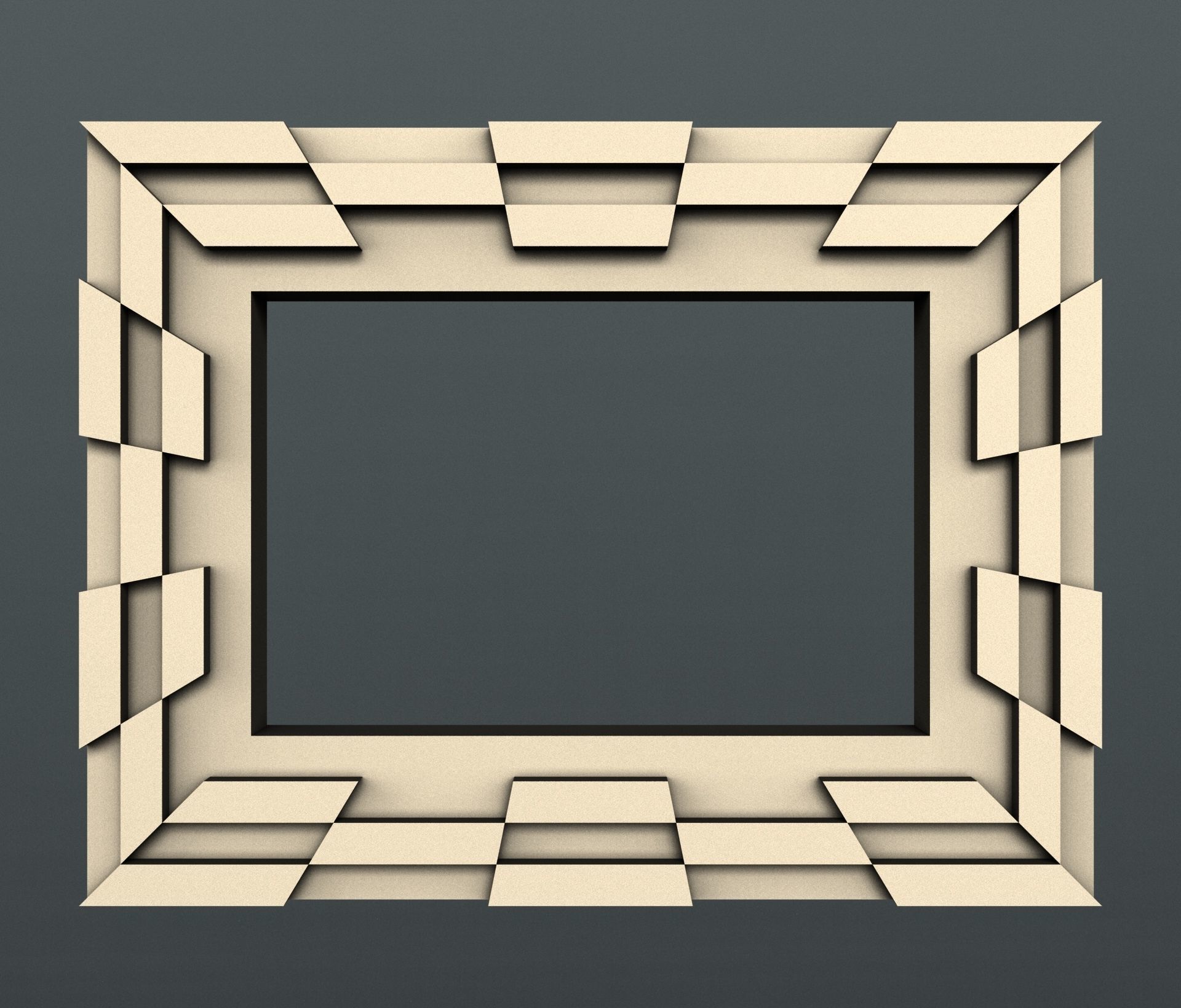 3d STL models for CNC set photo frames 3D model | CGTrader