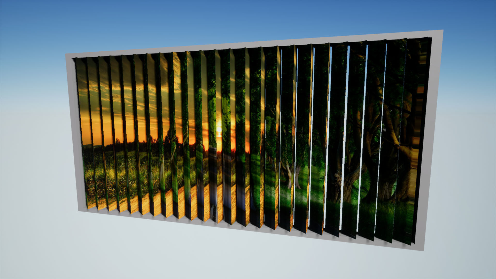 3D model Prismatic 3-View Display Signage VR / AR / low-poly | CGTrader