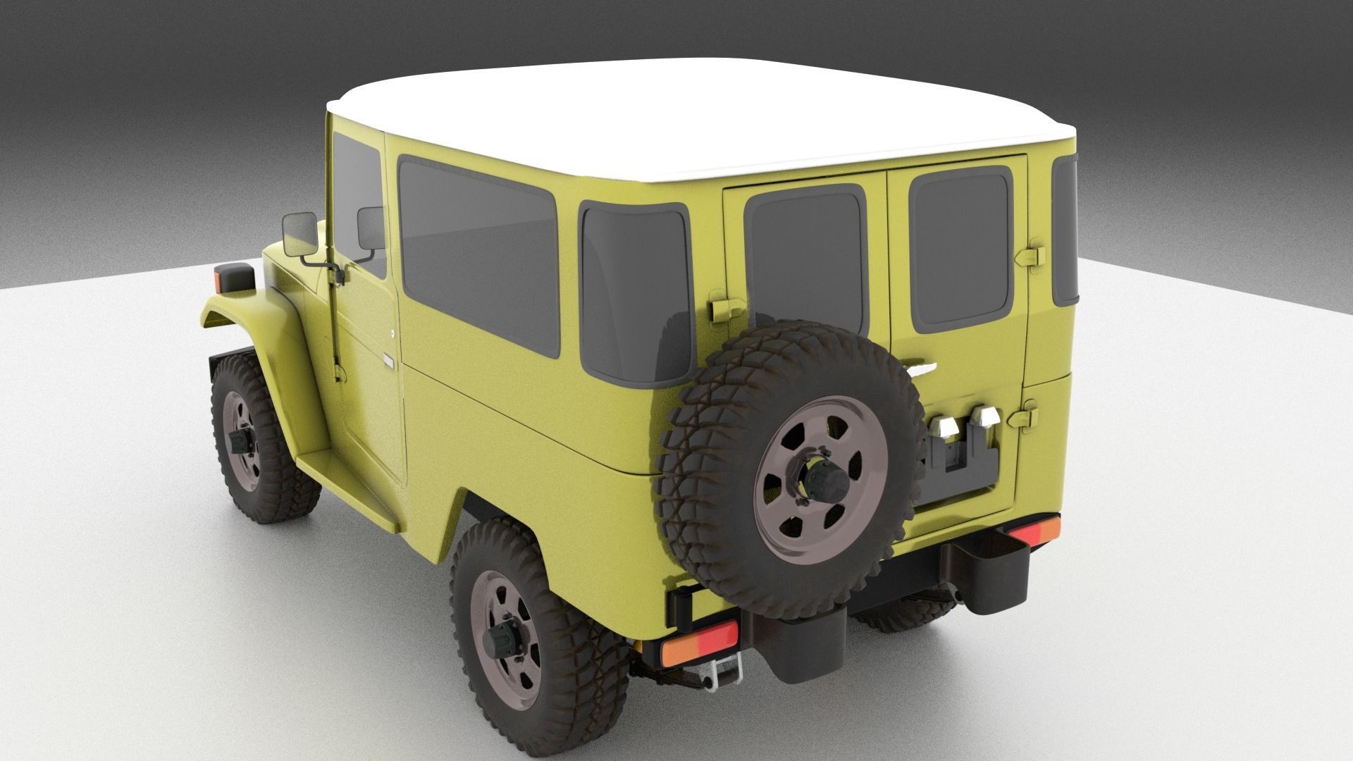 a TOYOTA fj40 car modell 3D model | CGTrader