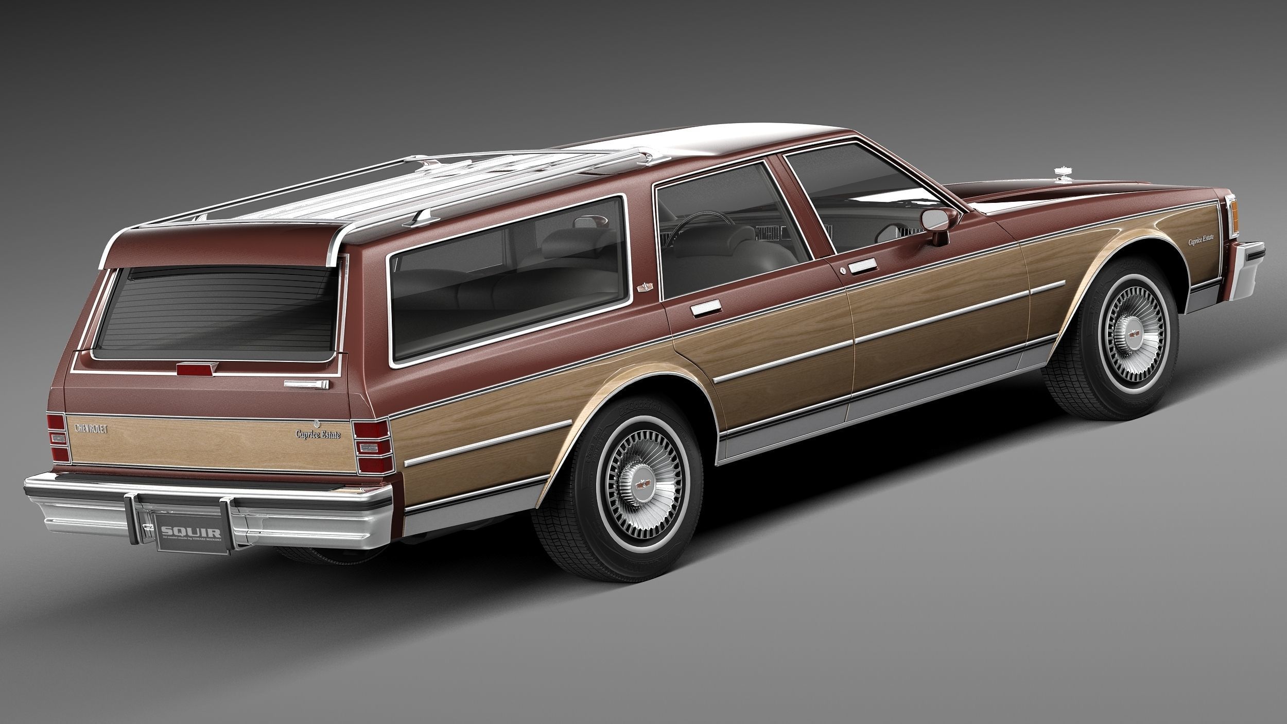 Chevrolet Caprice Estate Wagon 1978 3D model | CGTrader