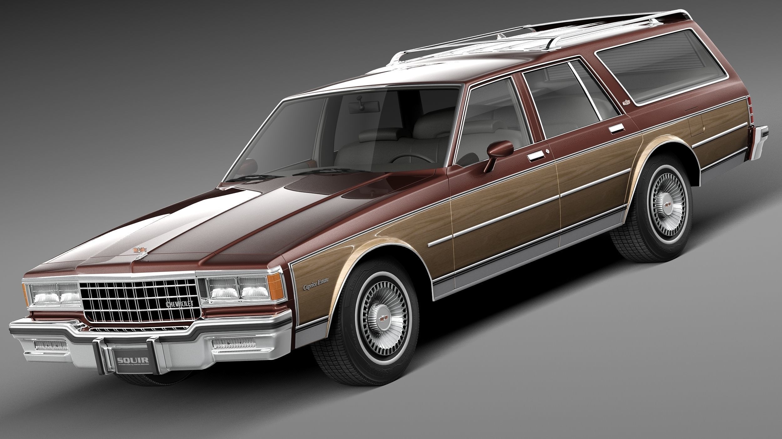 Chevrolet Caprice Estate Wagon 1978 3D model | CGTrader