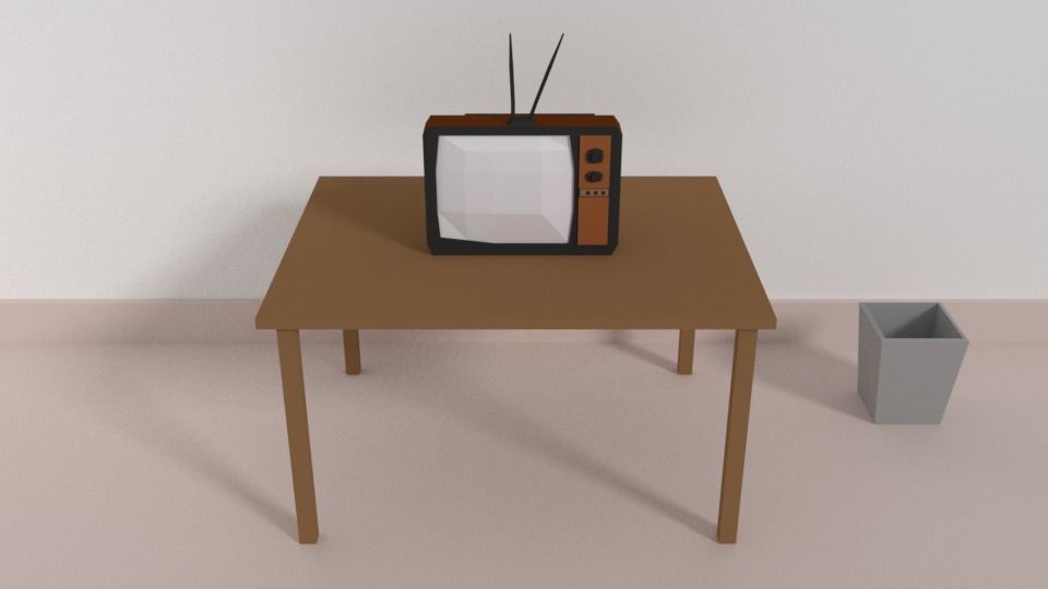 Low Poly TV free VR / AR / low-poly 3D model | CGTrader