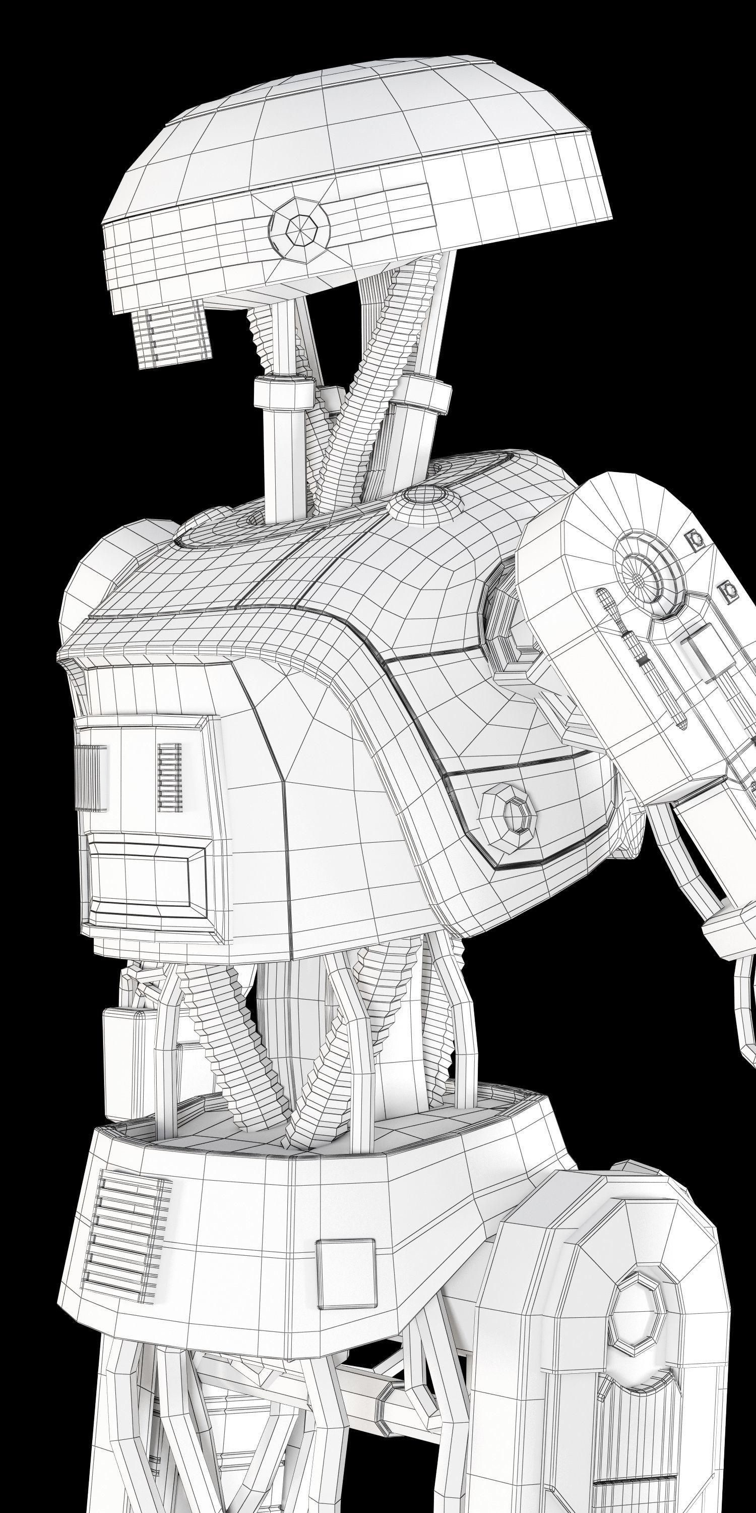 Star Wars L3-37 droid 3D model | CGTrader