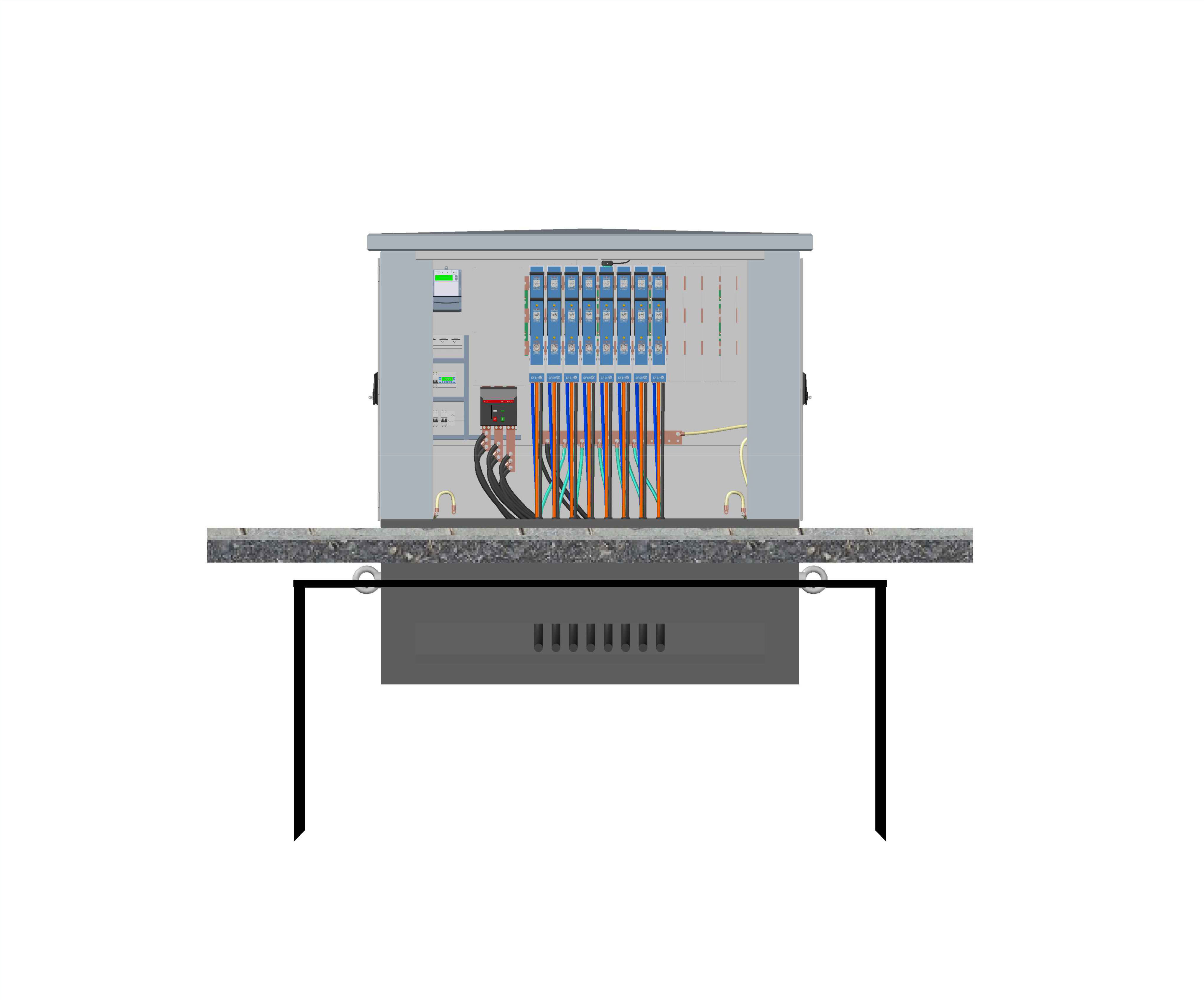 Modular transformer station free 3D model | CGTrader