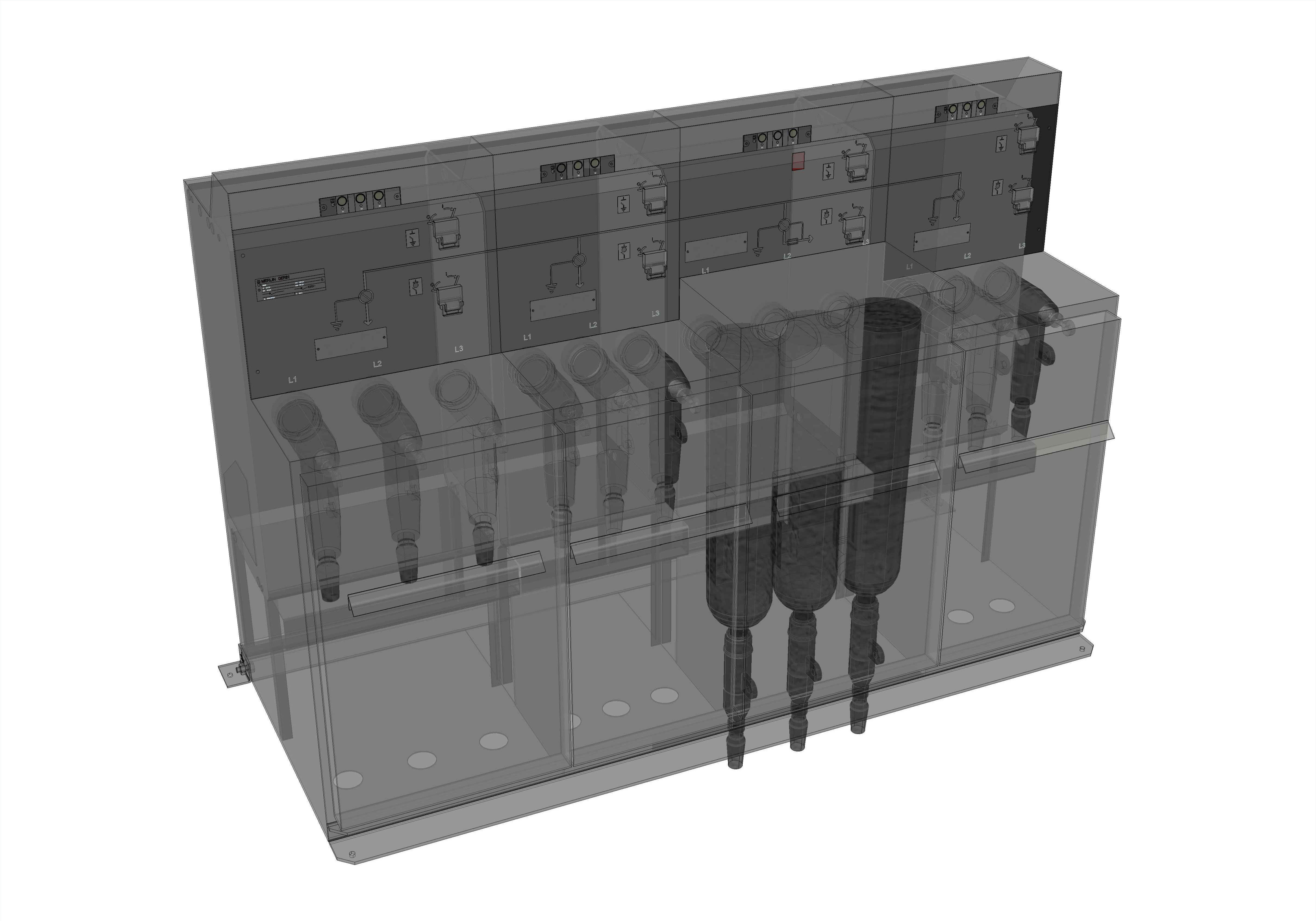 Medium voltage ring main unit RM6 IIQI free 3D model | CGTrader