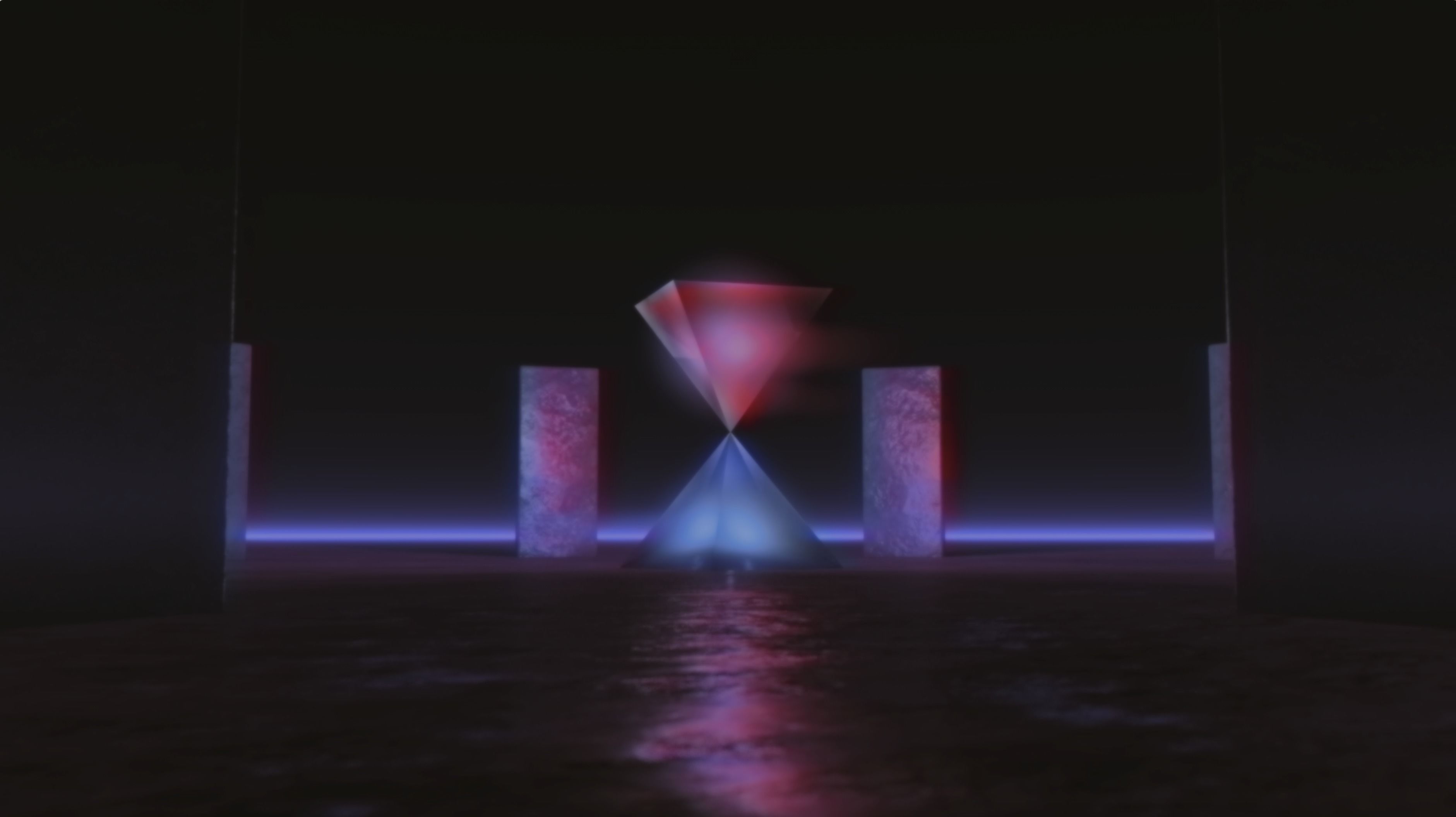 Retro Pyramid Motion Graphics - Animated Scene 3D model animated | CGTrader