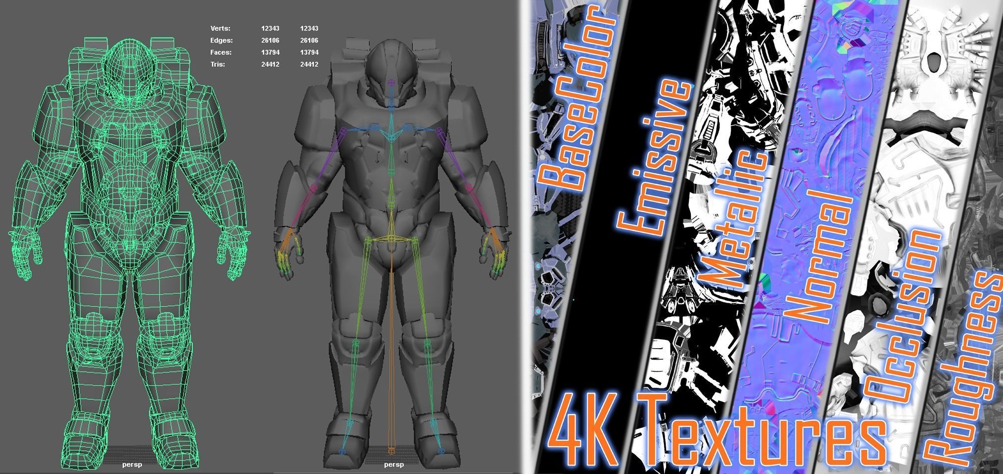 3D model Armors Full Pack VR / AR / low-poly rigged animated | CGTrader