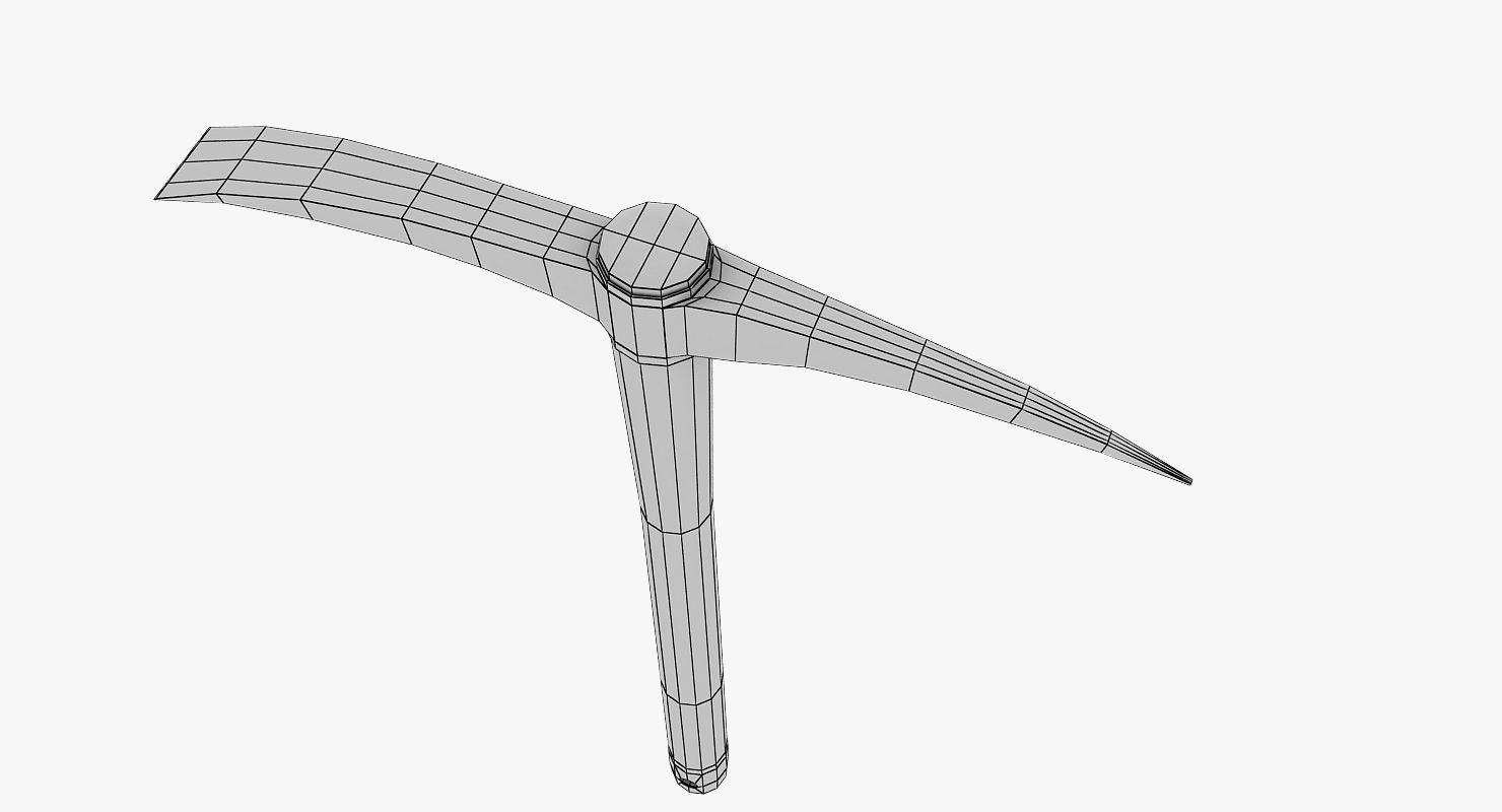3D model Pickaxe old VR / AR / low-poly | CGTrader