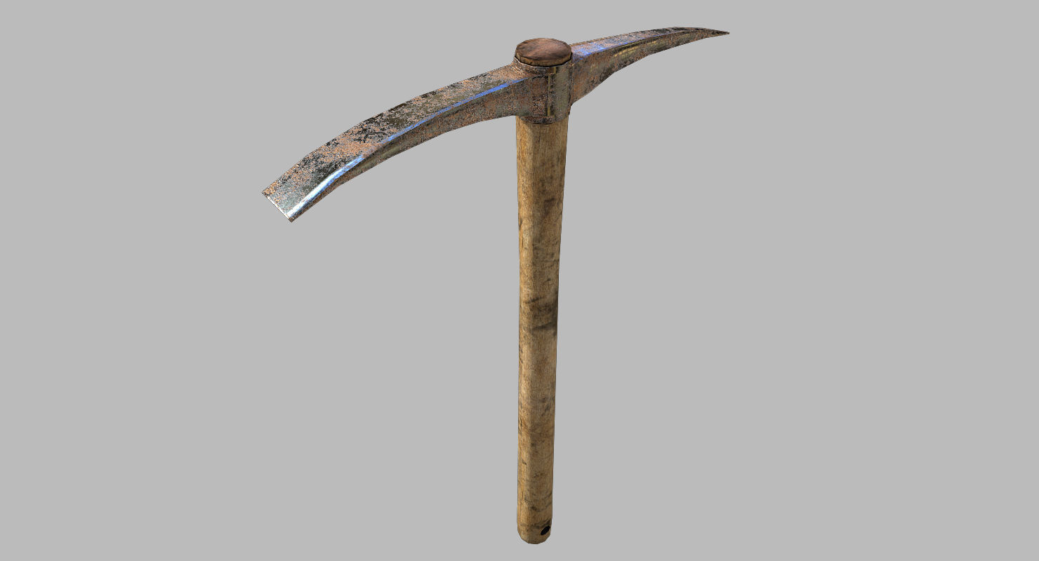 3D model Pickaxe old VR / AR / low-poly | CGTrader