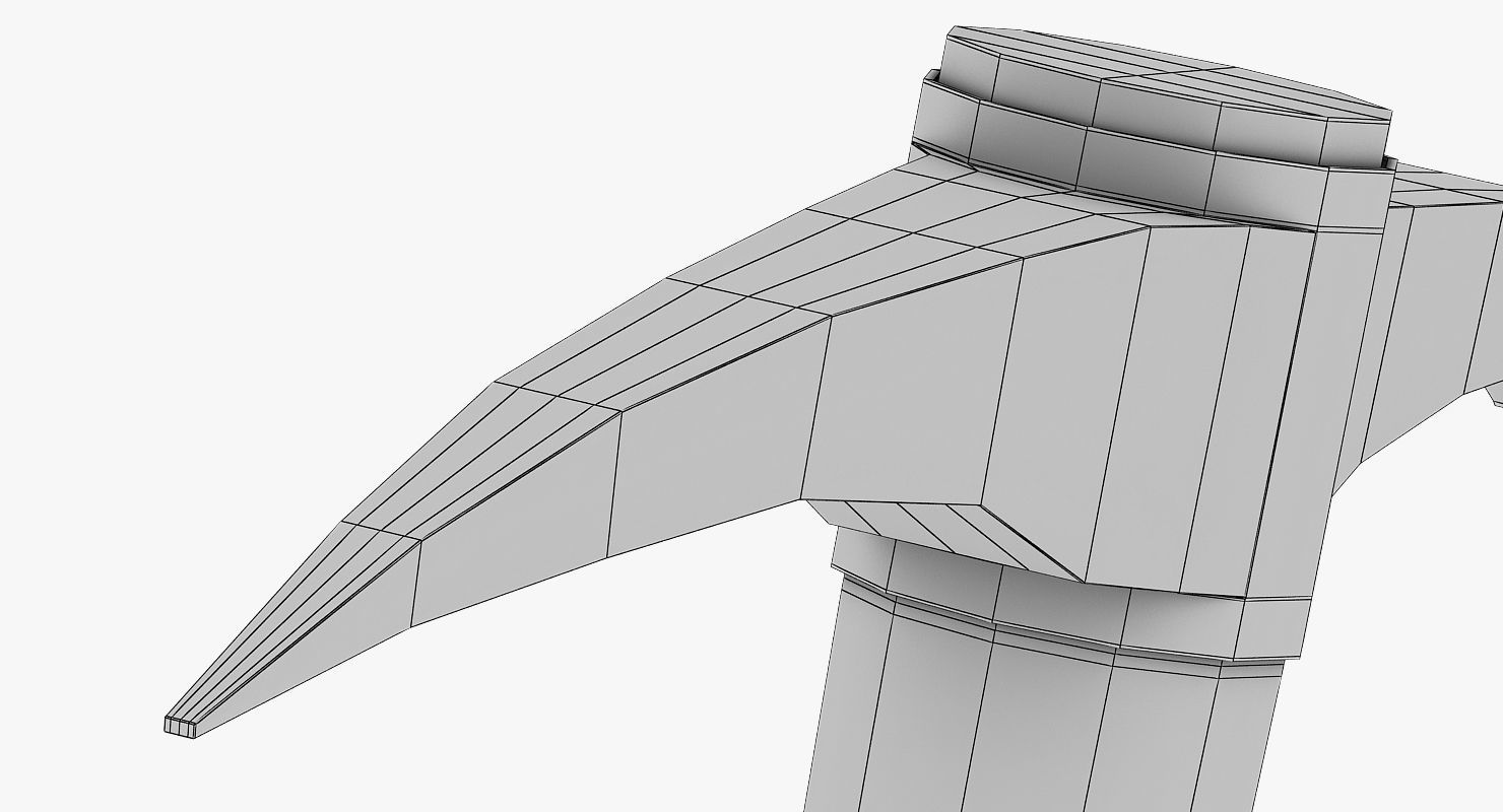 3D model Pickaxe old VR / AR / low-poly | CGTrader