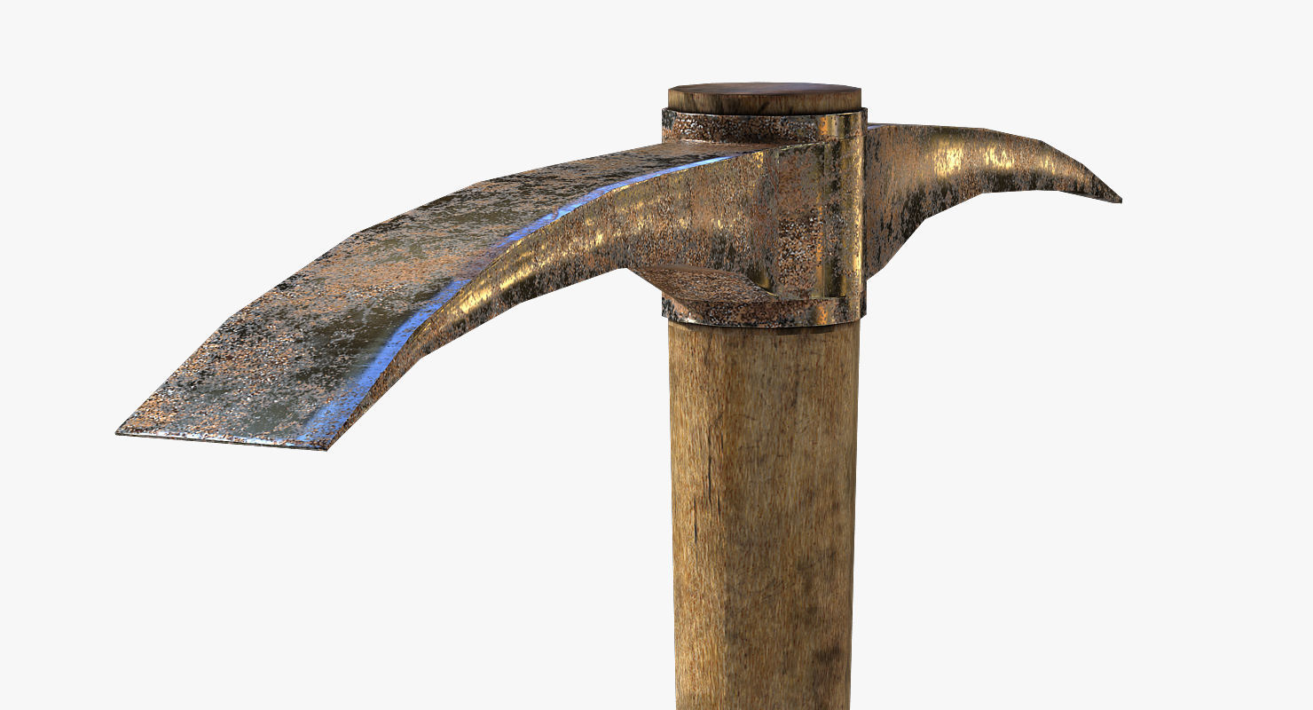 3D model Pickaxe old VR / AR / low-poly | CGTrader