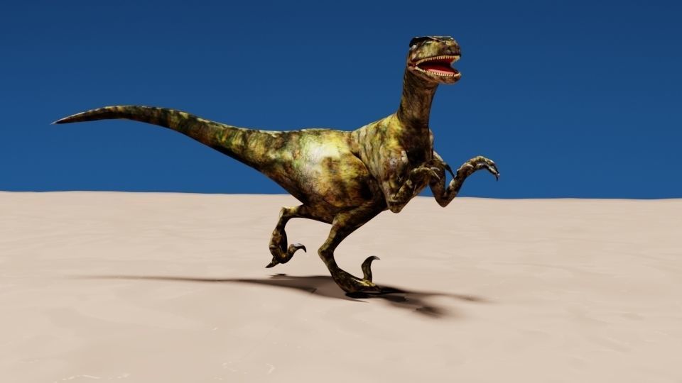 3D model raptor VR / AR / low-poly | CGTrader