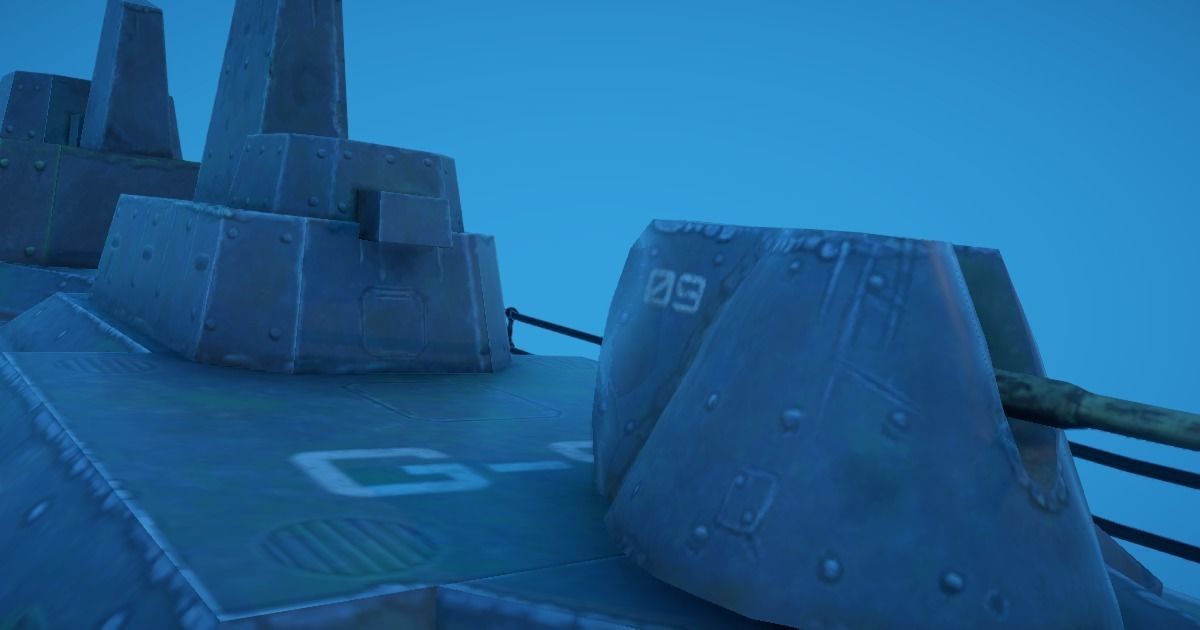 3D model Battleship Shipwreck VR / AR / low-poly | CGTrader