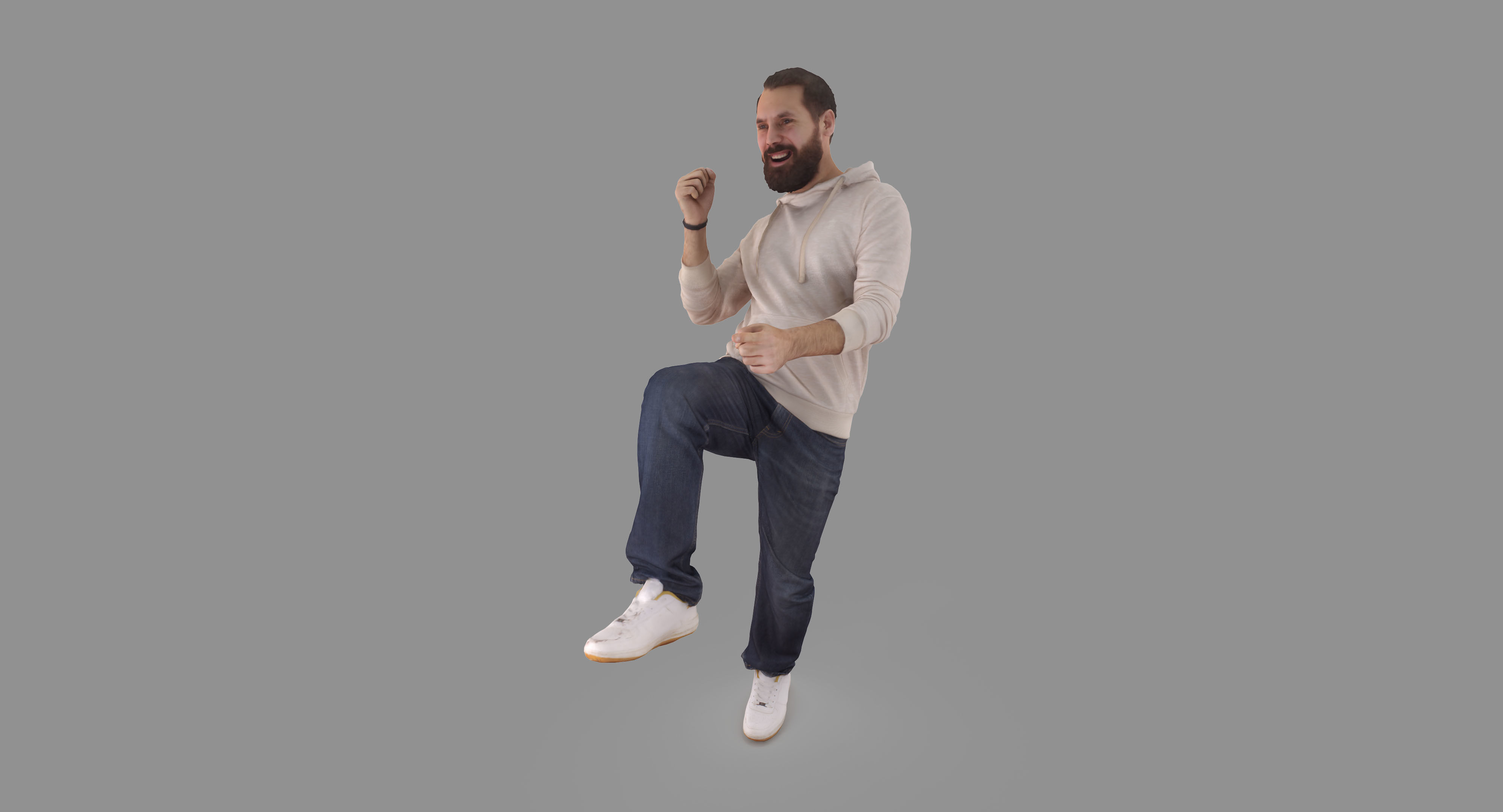 3D model Beard Fan Man VR / AR / low-poly | CGTrader