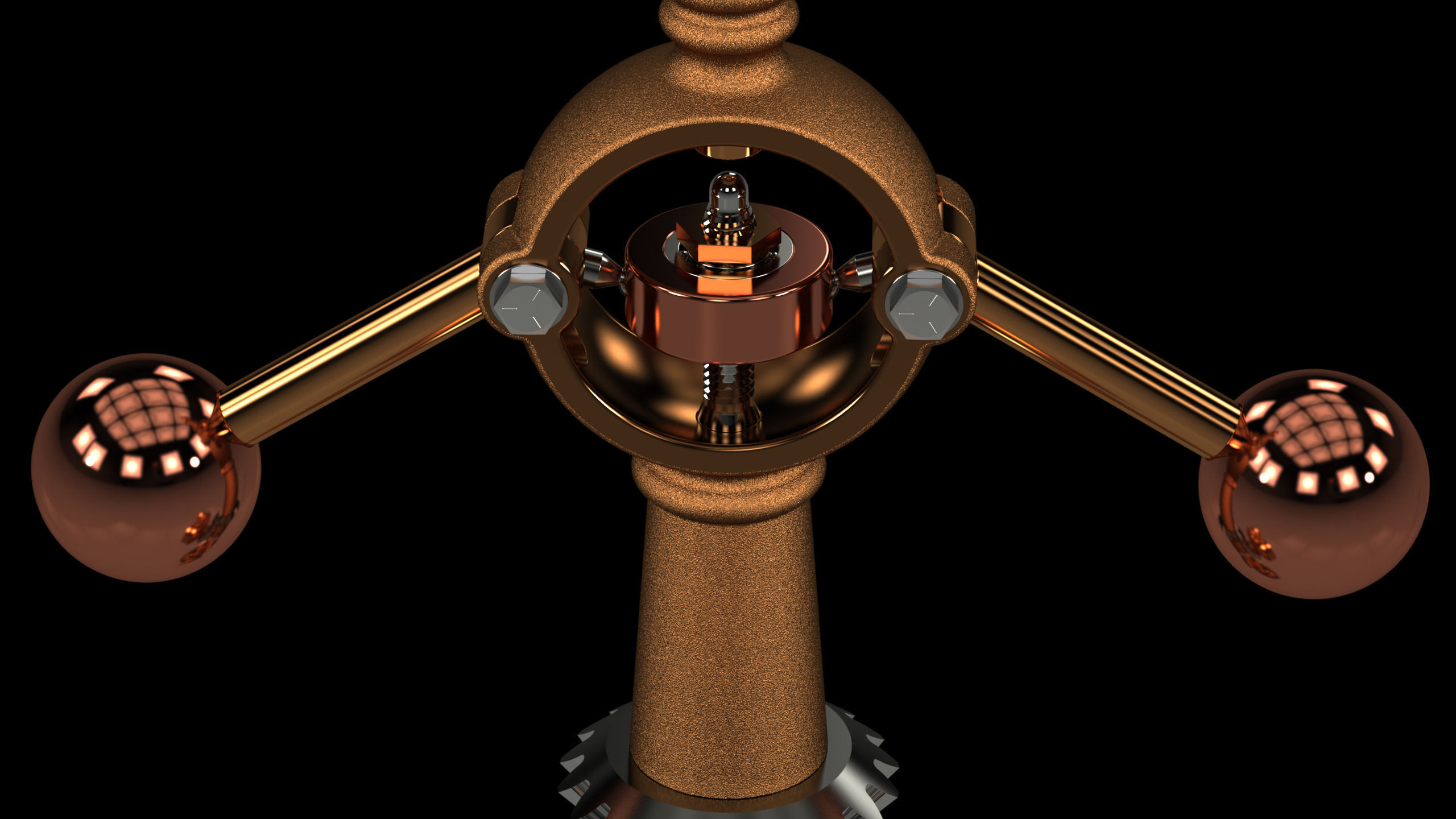 Flyball Governor - Centrifugal Governor free 3D model | CGTrader