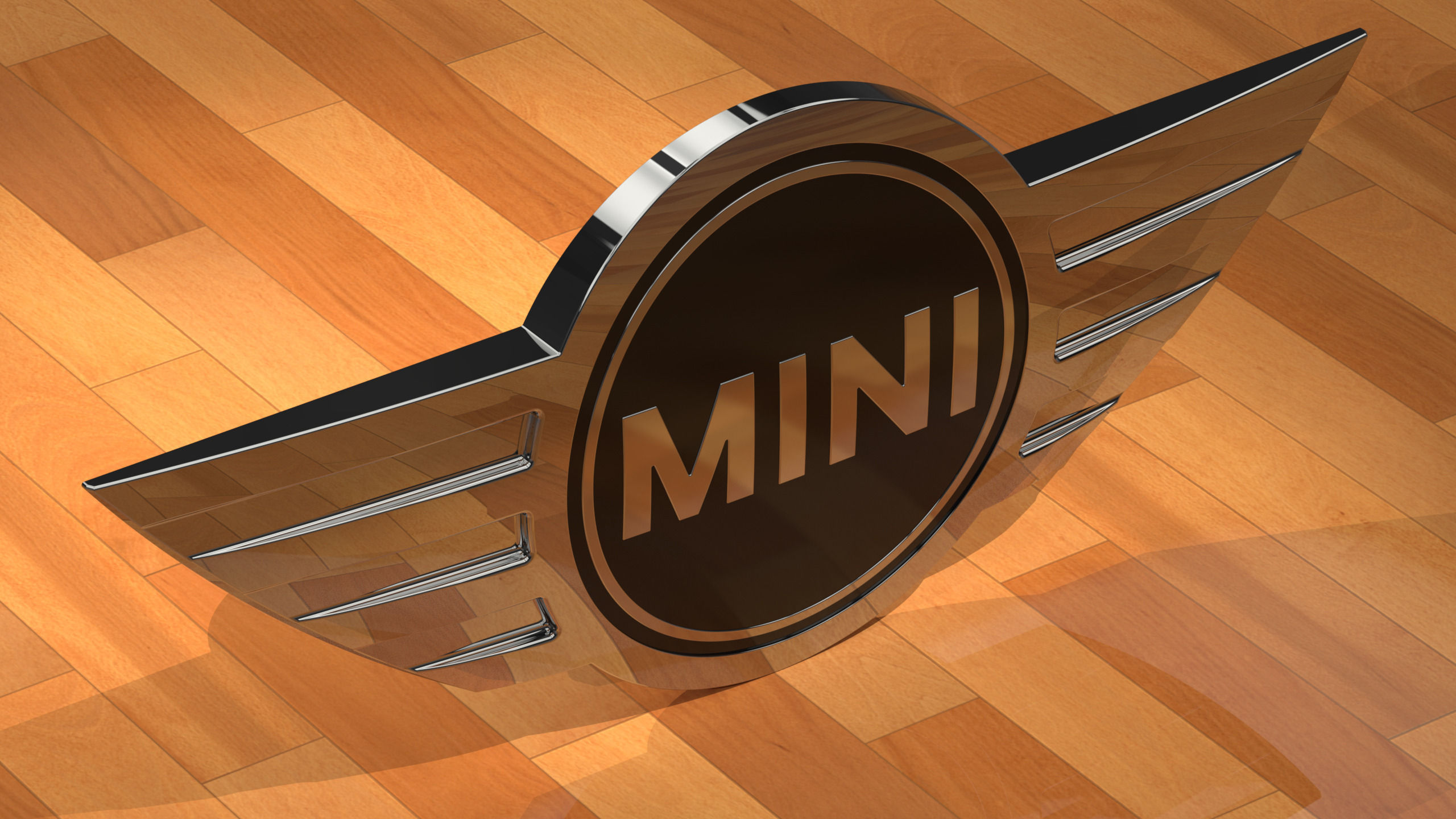 MINI Cooper Hood Badge free 3D Model OBJ STL SLDPRT SLDASM SLDDRW IGE ...