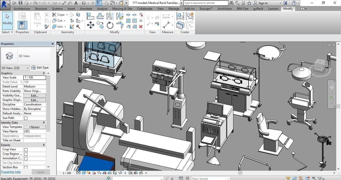 177 models for Medical Equipment Revit Family 3d model 3D model | CGTrader