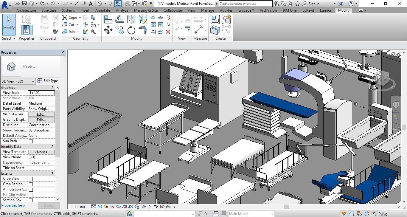 177 models for Medical Equipment Revit Family 3d model 3D model | CGTrader